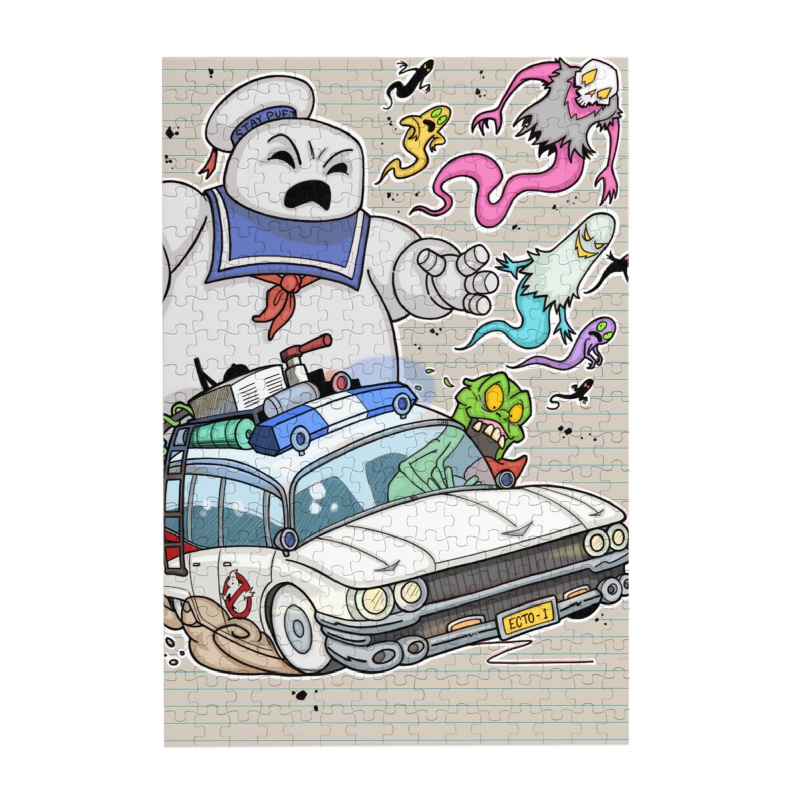 Ghostbusters Animation Wooden Jigsaw Puzzles Accessories 300 Pieces Intellectual Decompressing ...