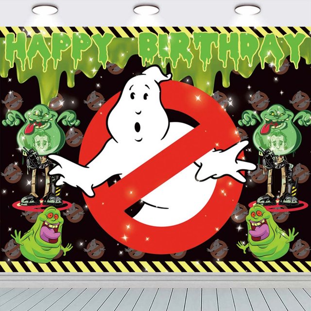 Ghostbusters Background Backdrop Party Supplies Taspestry Wall Decor ...