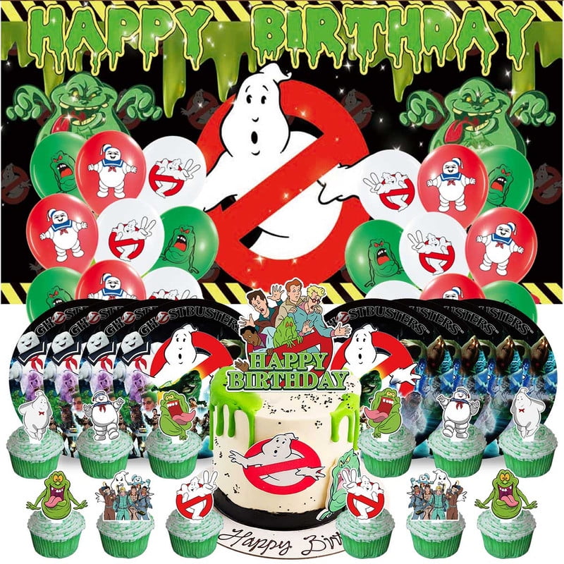 Ghostbusters Balloons Supplies Party Decor Plates Decorations Banner ...
