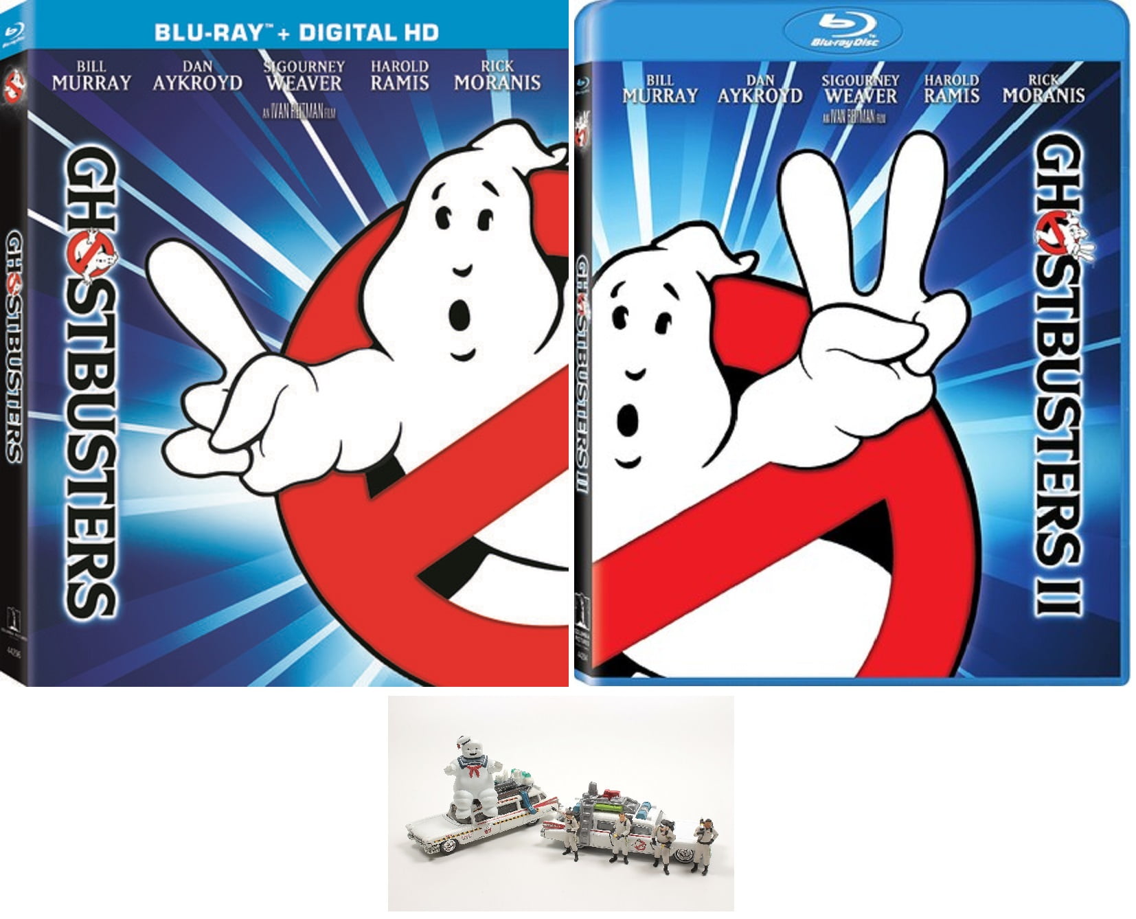 Ghostbusters Blu Ray Double Feature One 1 & Two 2 (4K Mastering) Bonus ...