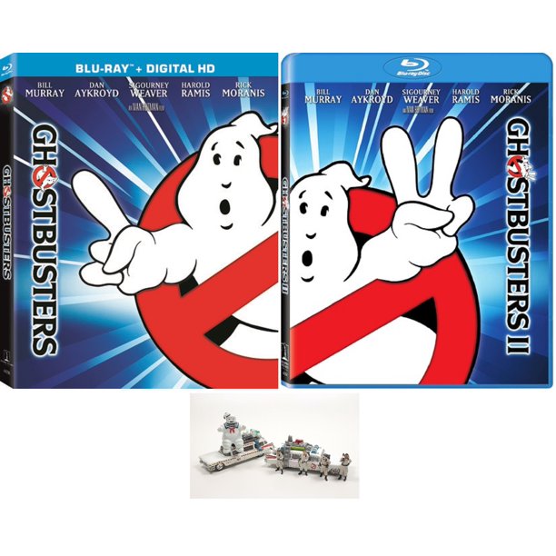 Ghostbusters Blu Ray Double Feature One 1 & Two 2 (4K Mastering) Bonus Ghostbusters Glossy Print ...