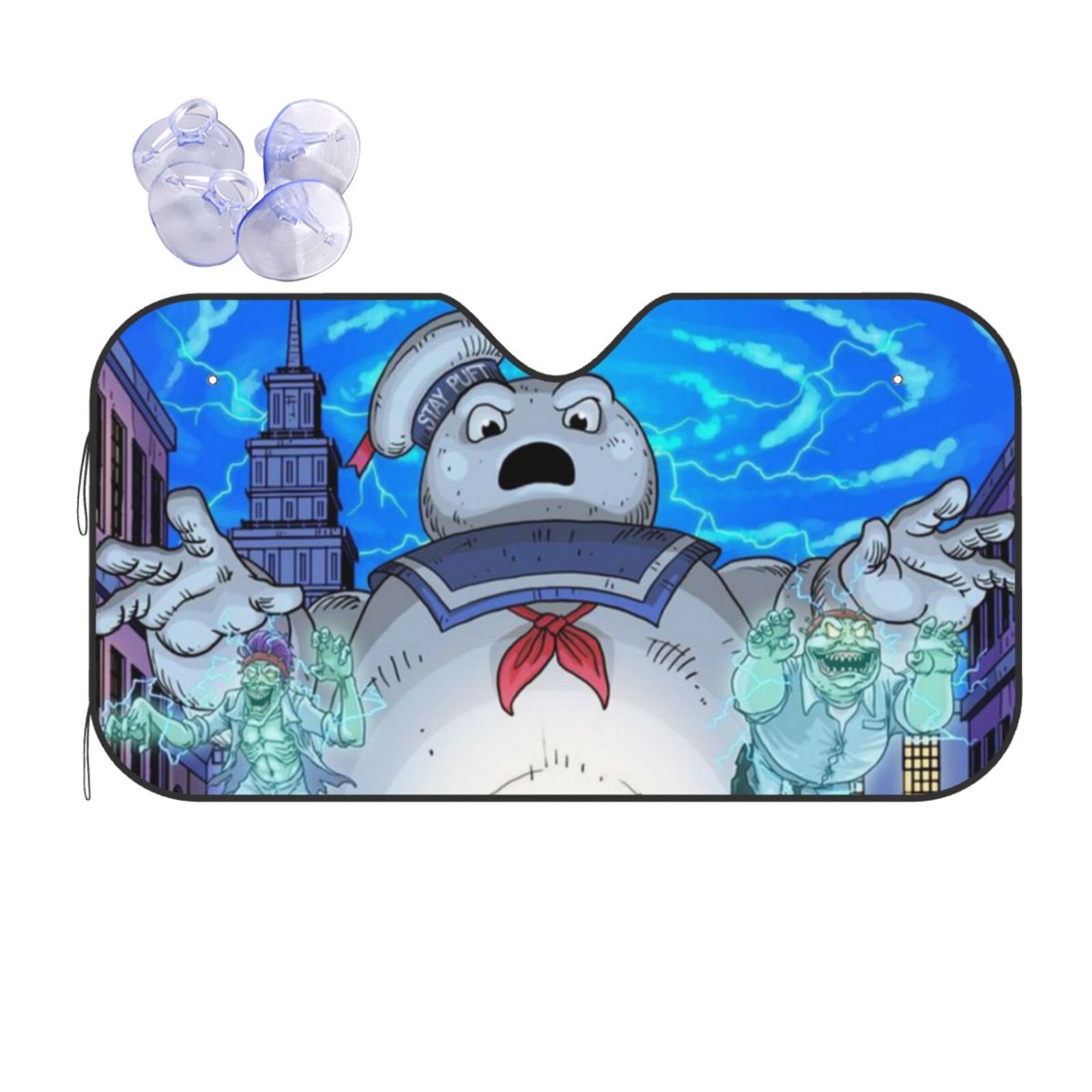 Ghostbusters Car Windshield Sun Shade Auto Front Window Sunshade Cover ...