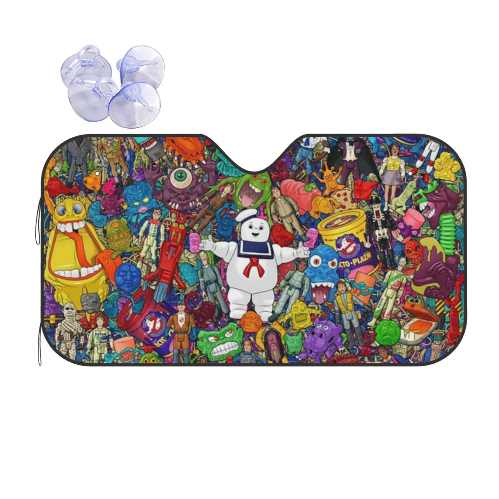 Ghostbusters Car Windshield Sun Shade Auto Front Window Sunshade Cover ...