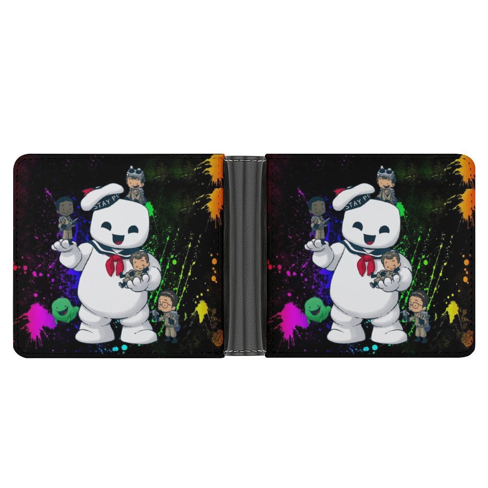 Ghostbusters Cartoon PU Leather Bifold Wallet Money Organizers Gift ...