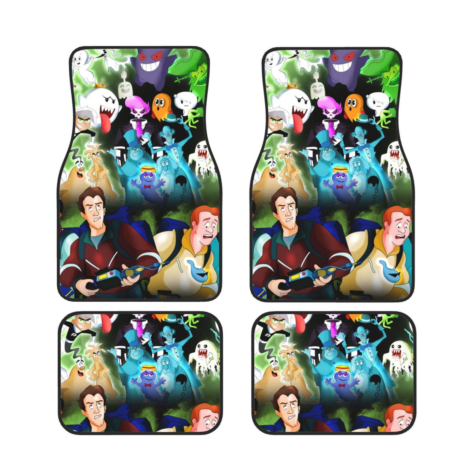 Ghostbusters Characters Car Floor Mats 4-Piece Full Set Front Rear Auto ...