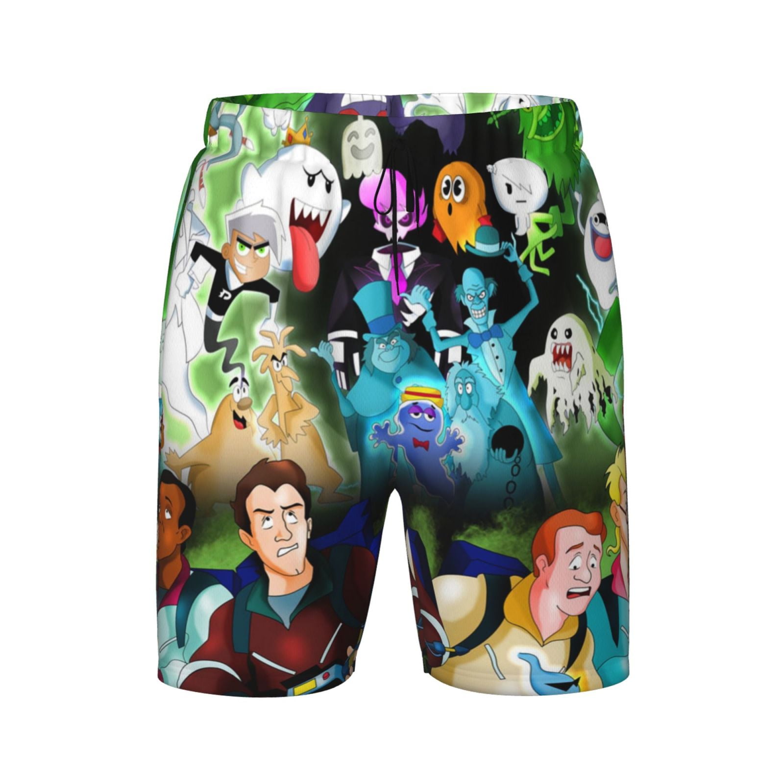 Ghostbusters Characters Teen Swim Trunks Summer Beach Board Shorts ...