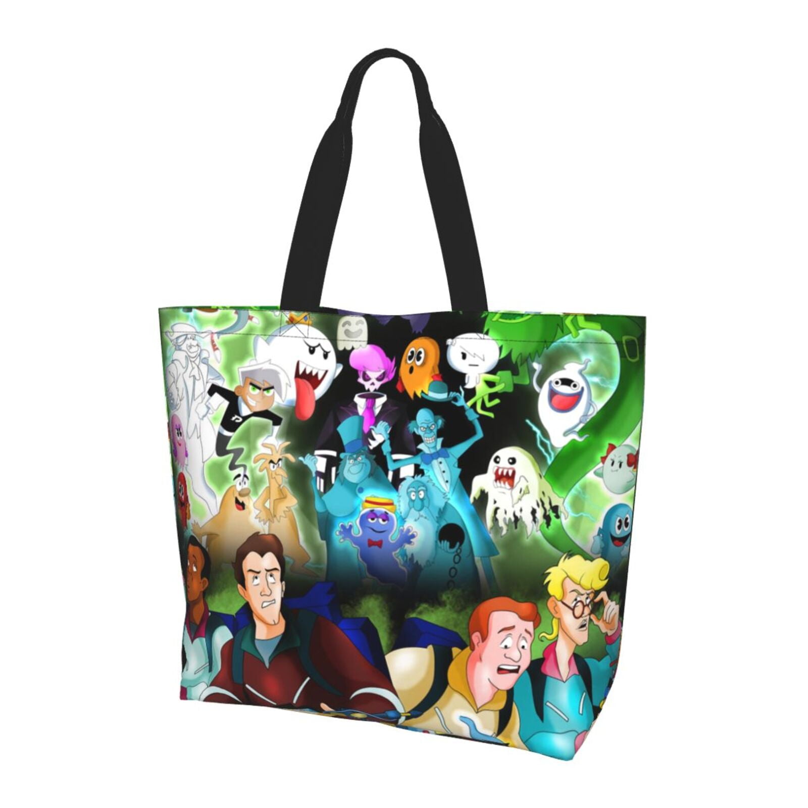 Ghostbusters Characters Tote Bags Reusable Women Shoulder Bag Grocery ...