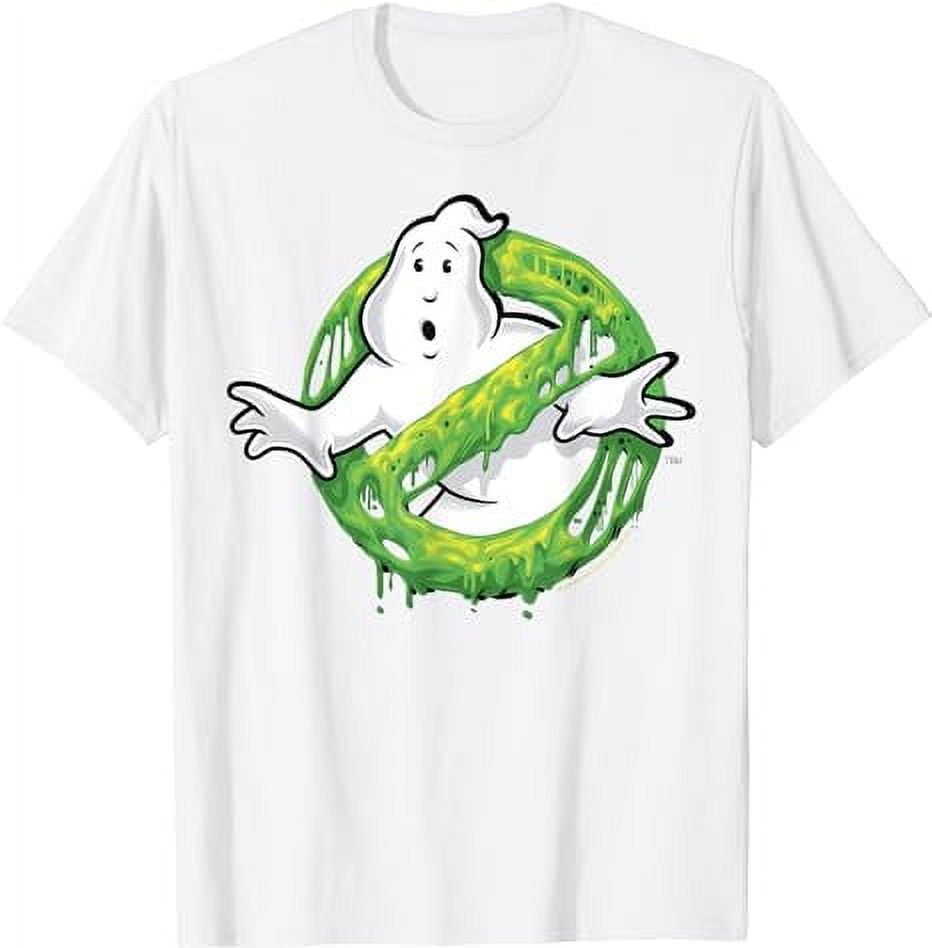 Ghostbusters Classic Slime Ghost Logo Graphic T-Shirt - Walmart.com