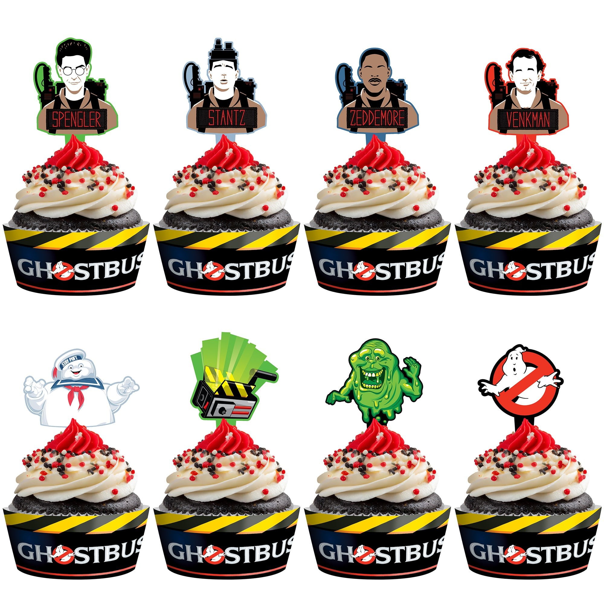 Ghostbusters Cupcake Toppers & Ghostbusters Cupcake Wrappers - Walmart.com