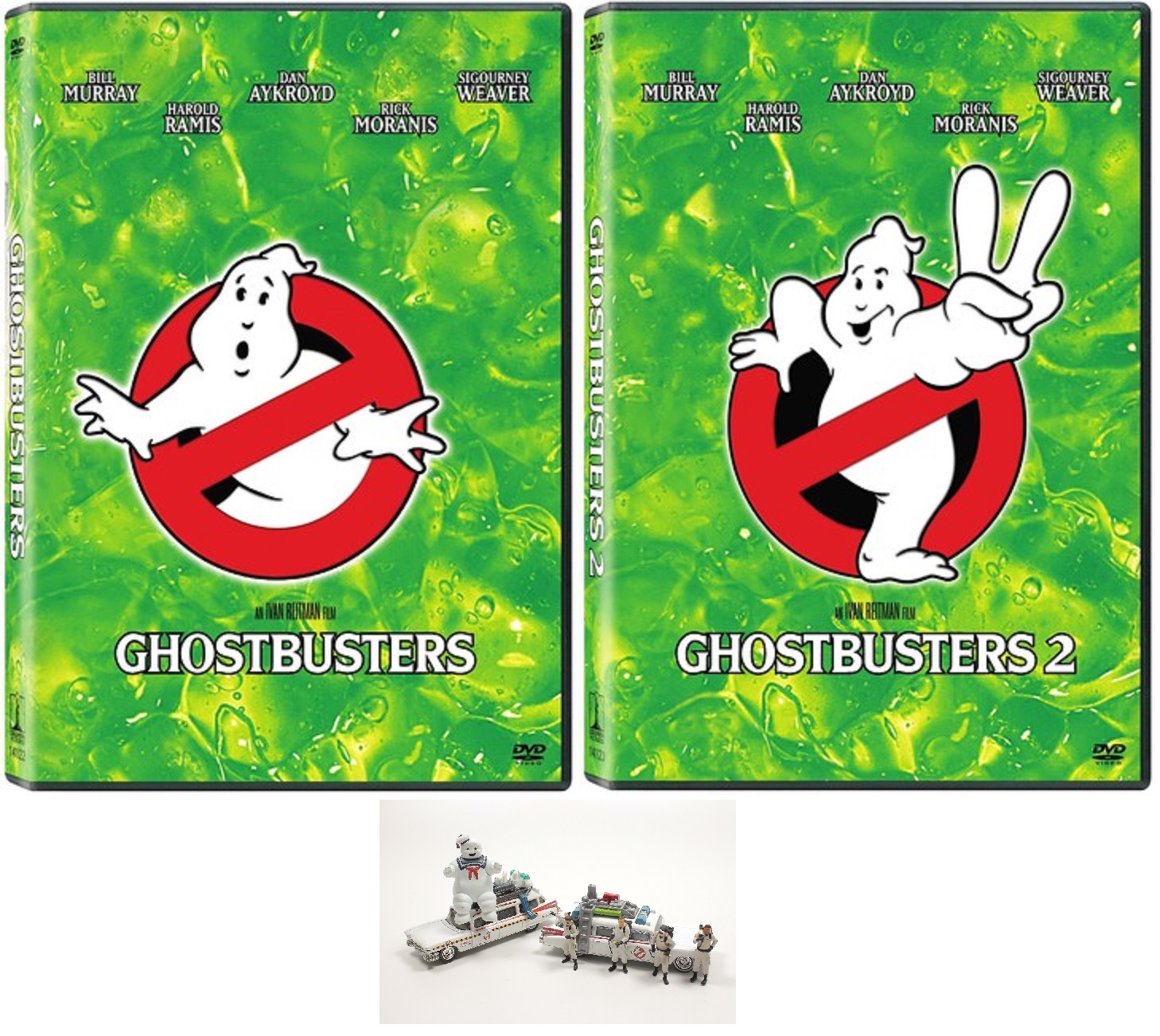 Ghostbusters DVD Double Feature One & Two 1 2 Includes Ghostbusters ...