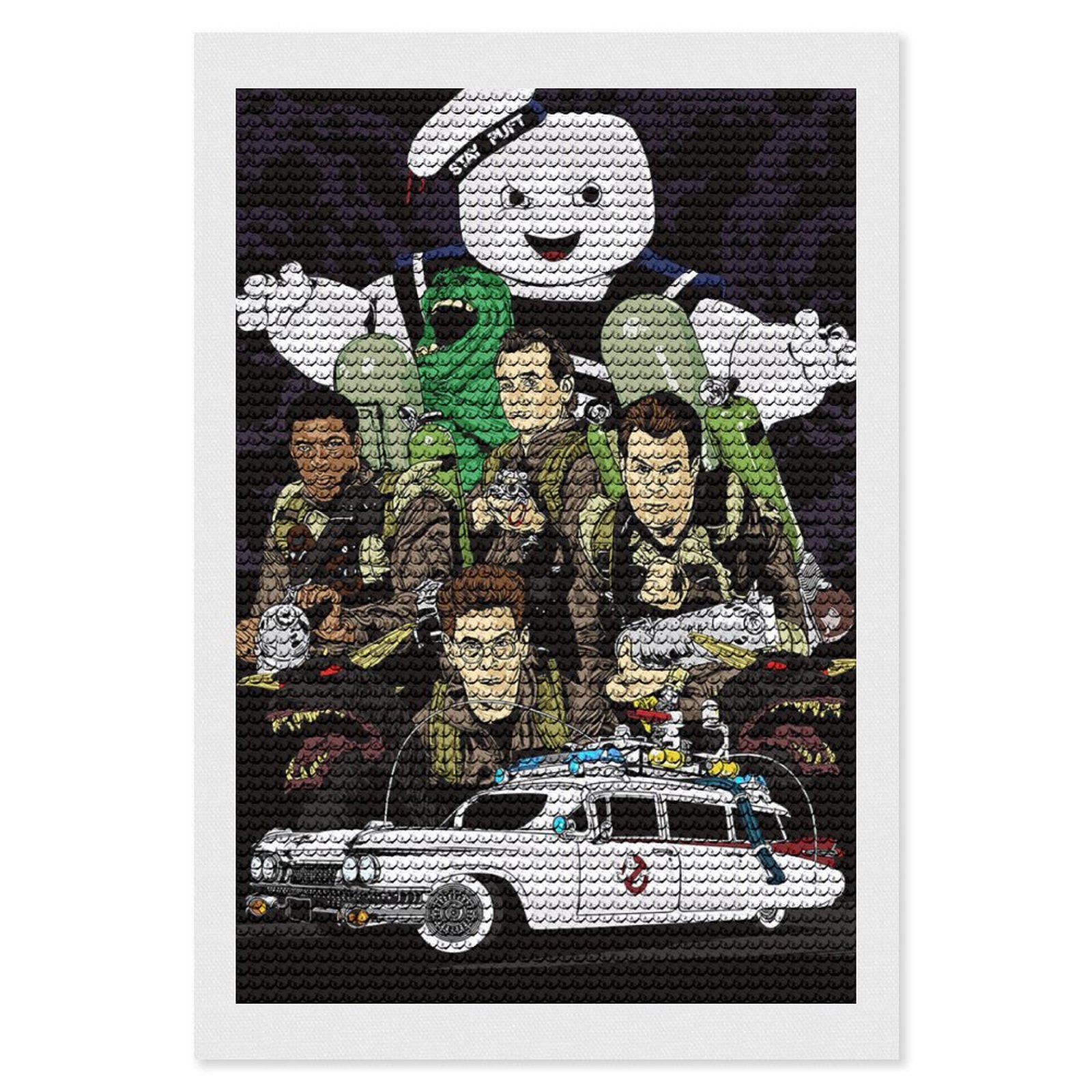 Ghostbusters Diamond Arts Kits for Adults Diamond Art Gem Art Painting ...