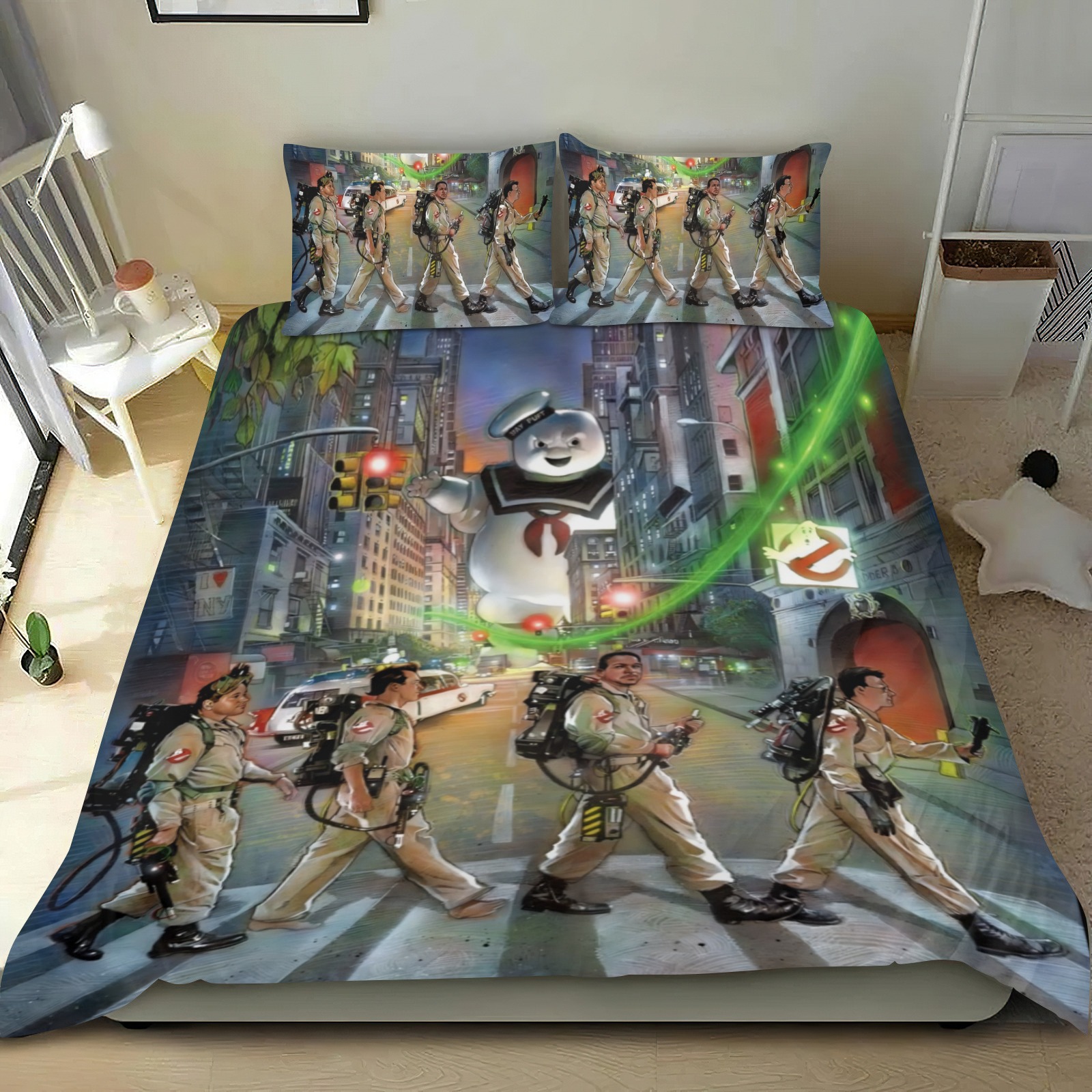 Ghostbusters Down Duvet Cover Gift Full Size Cotton Bedding Set ...