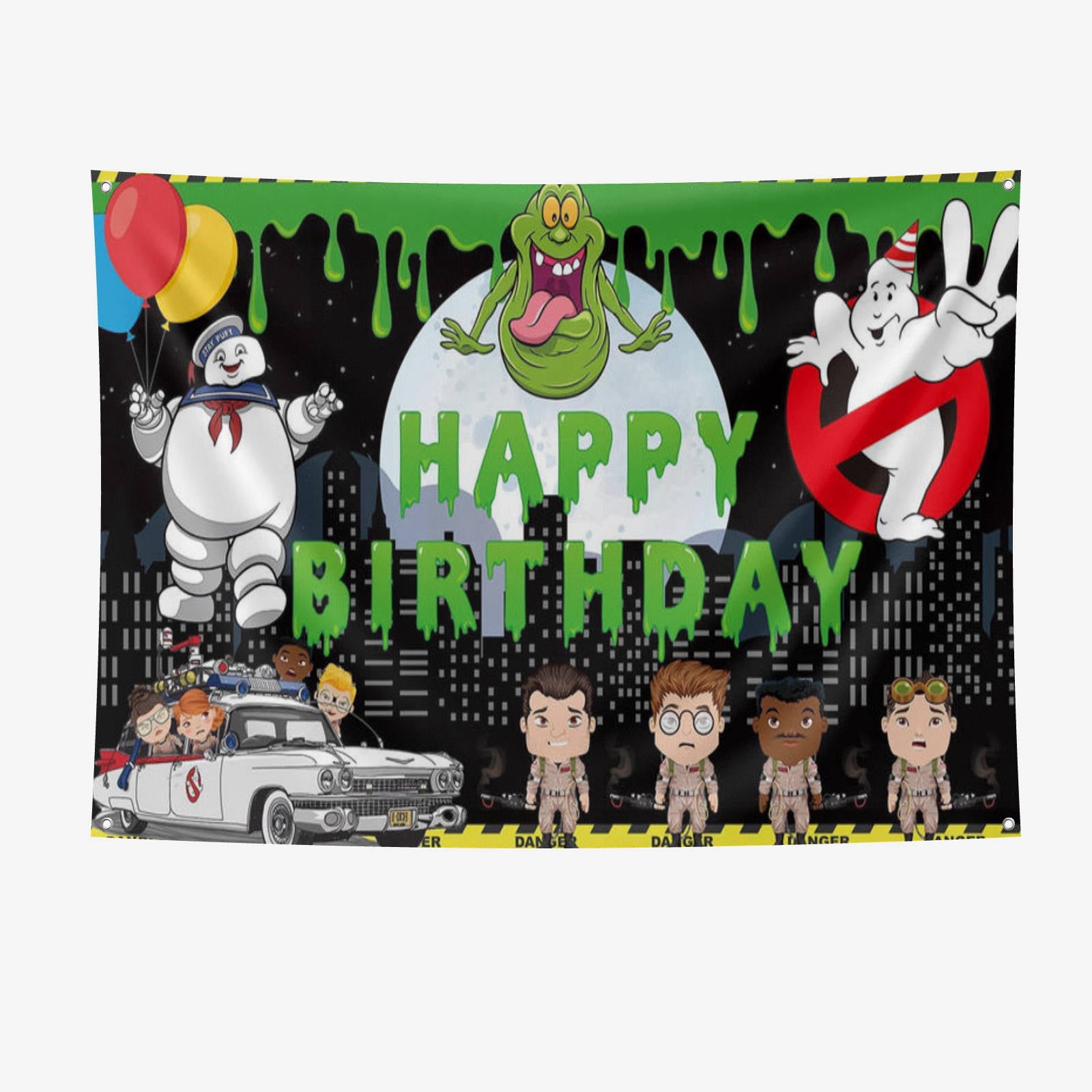 Ghostbusters Festival Backdrop Party Banner 7x5ft Party Supplies Large ...