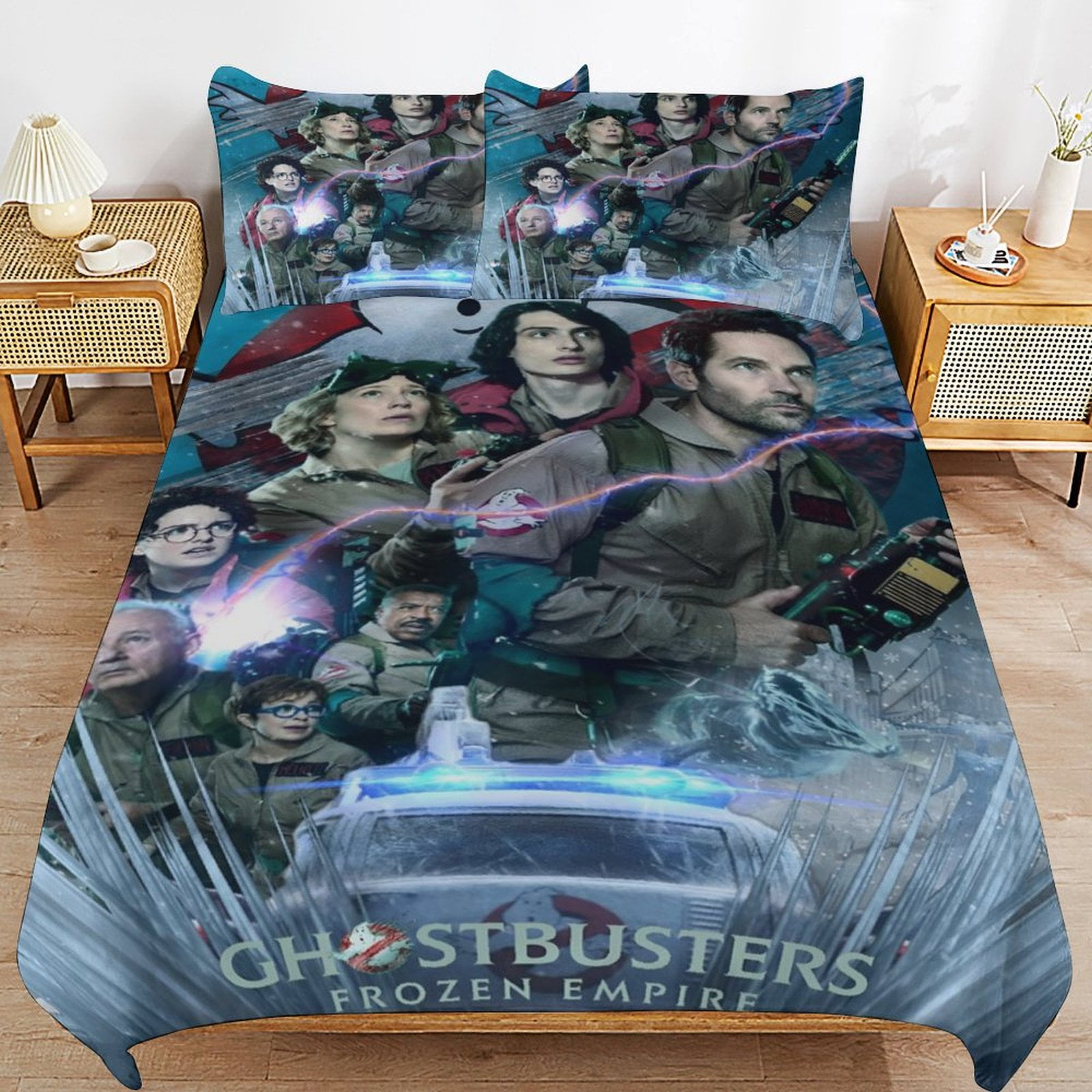 Ghostbusters Frozen Empire Bed Duvet Cover Microfiber Bedding Sets 3D ...
