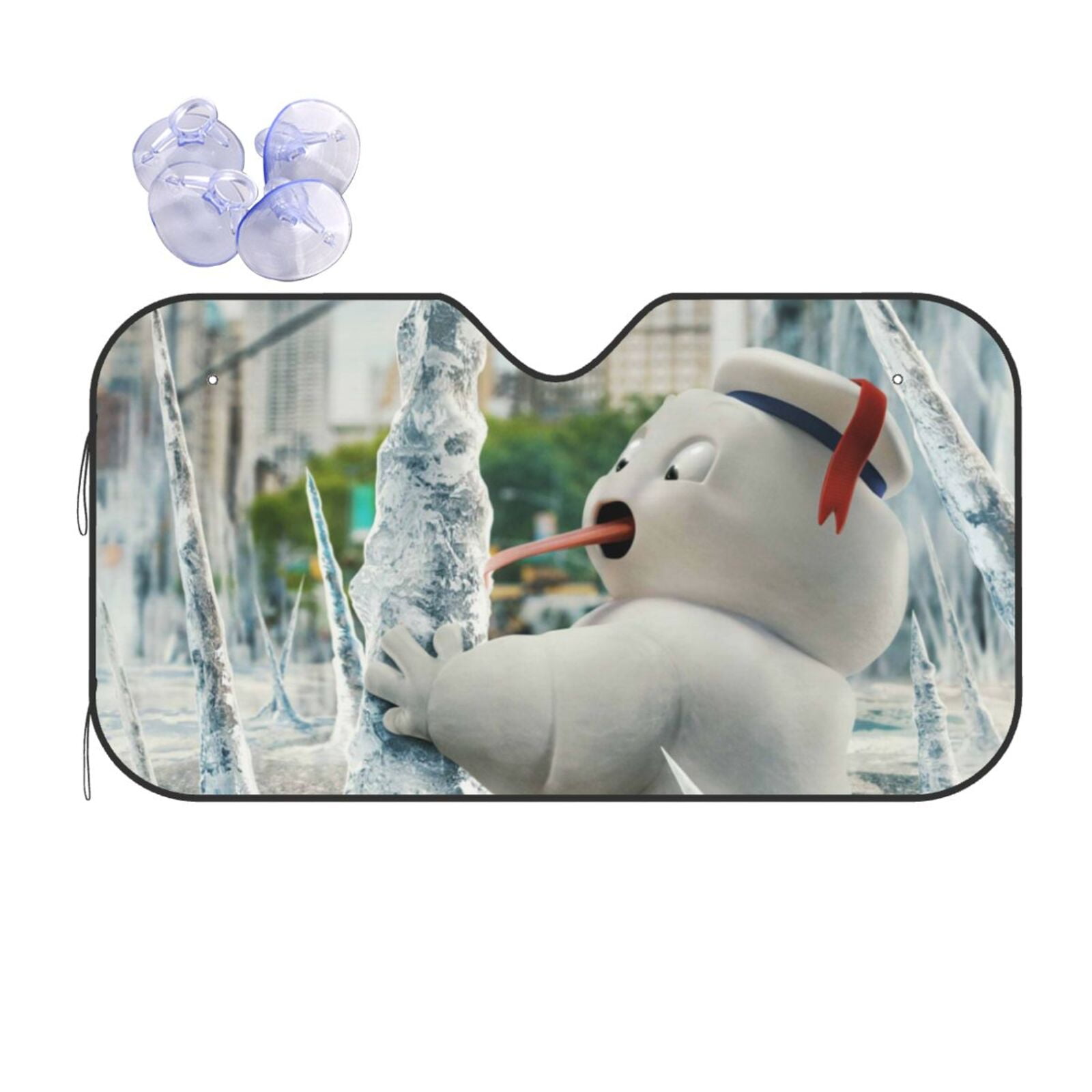 Ghostbusters Frozen Empire Car Windshield Sunshade Blocks UV Rays&Keeps Vehicle Cool Foldable ...