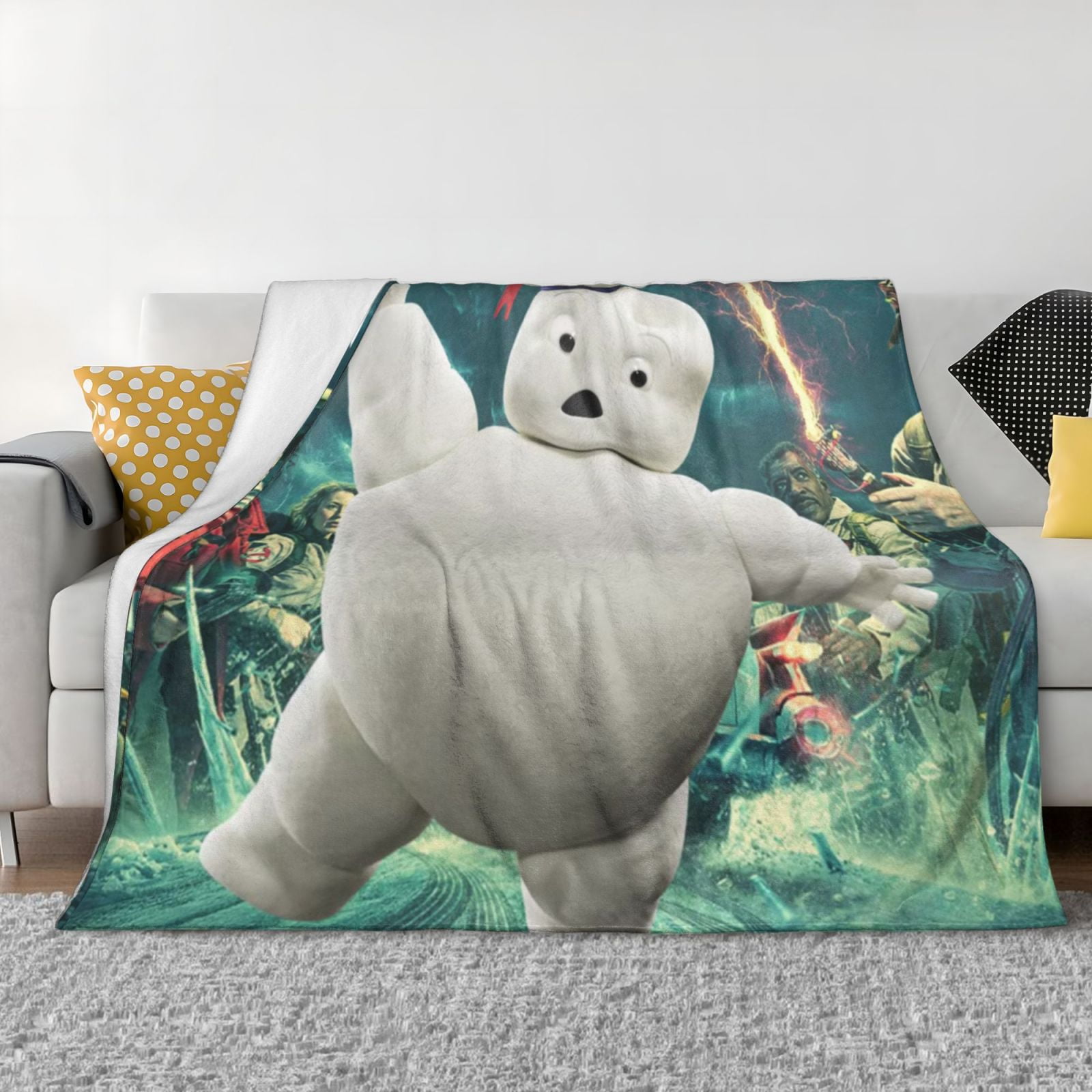 Ghostbusters Frozen Empire Flannel Blanket Ultra-Soft Micro Fleece ...