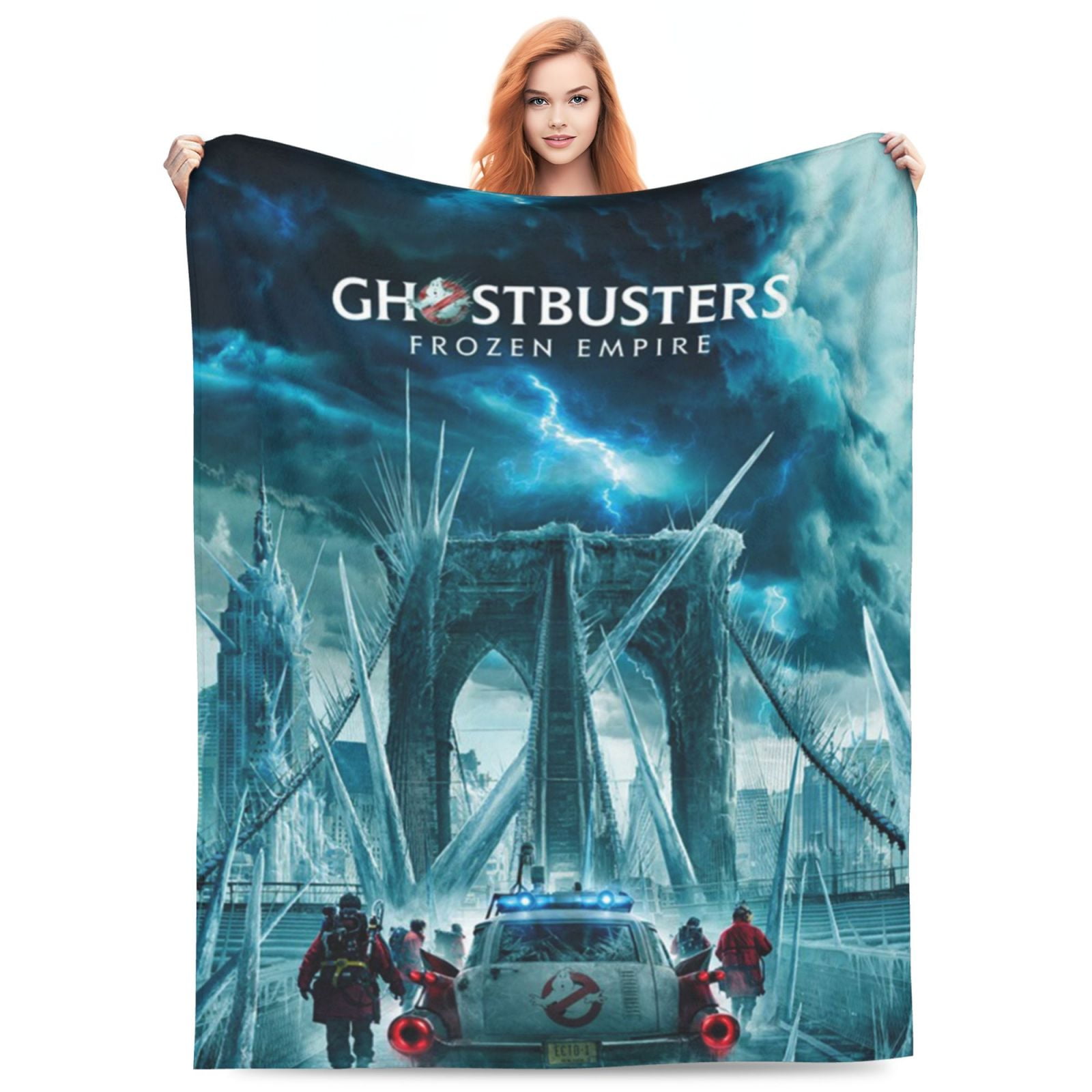 Ghostbusters Frozen Empire Movie Flannel Blanket Ultra-Soft Micro ...