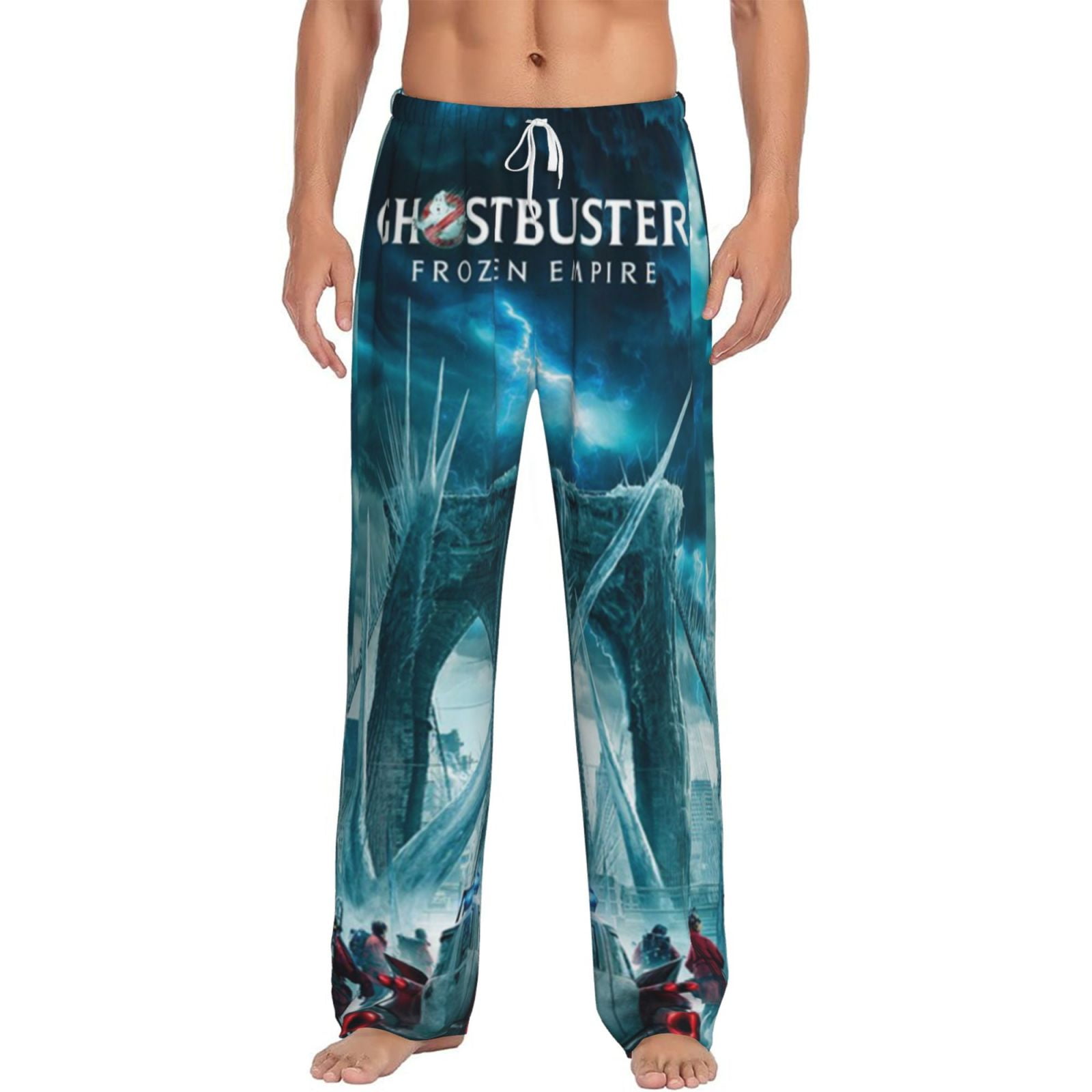 Ghostbusters Frozen Empire Movie Men's Pajama Pants With Pockets Lounge ...
