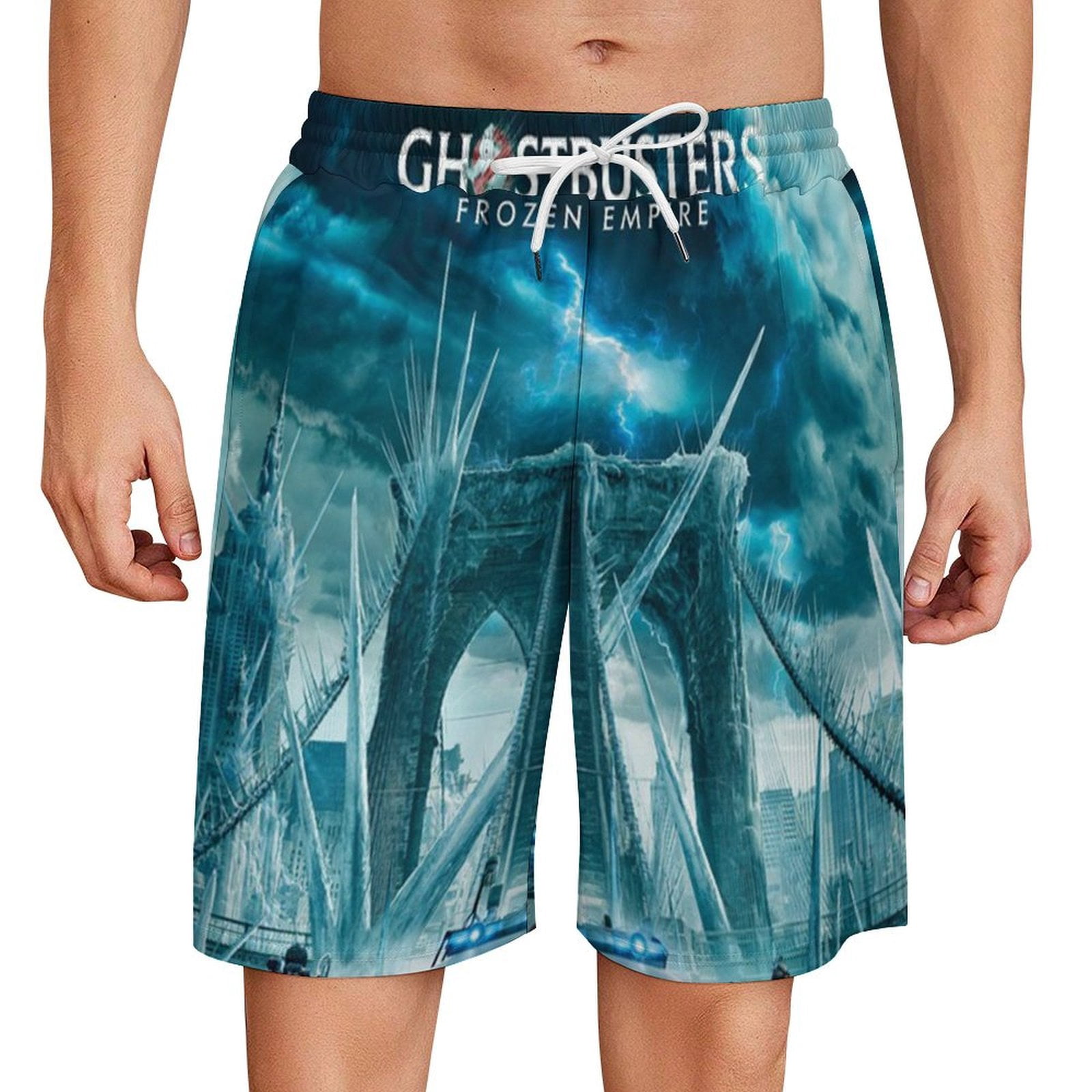 Ghostbusters Frozen Empire Movie Short Sweatpants Summer Daily Cozy ...