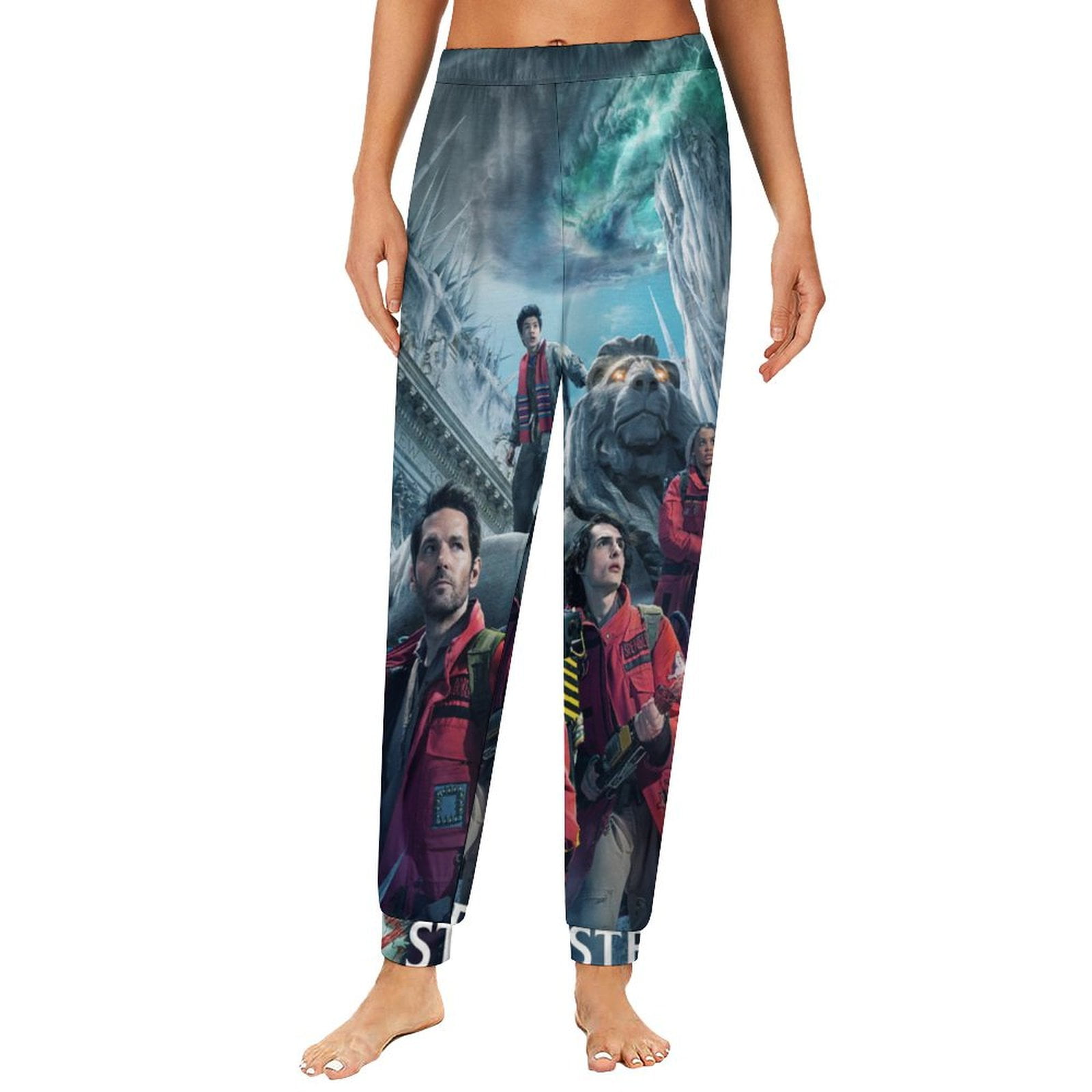 Ghostbusters Frozen Empire Pajama Bottoms for Women Novelty Lounge Daily Cozy Soft Sleep Pajamas ...