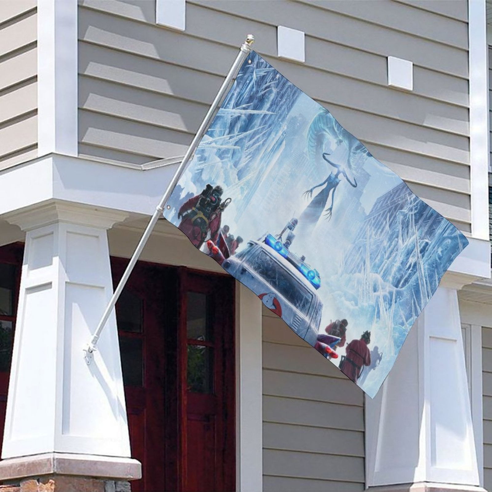 Ghostbusters Garden Banner - Double-Sided House Outdoor Flag for Yard ...