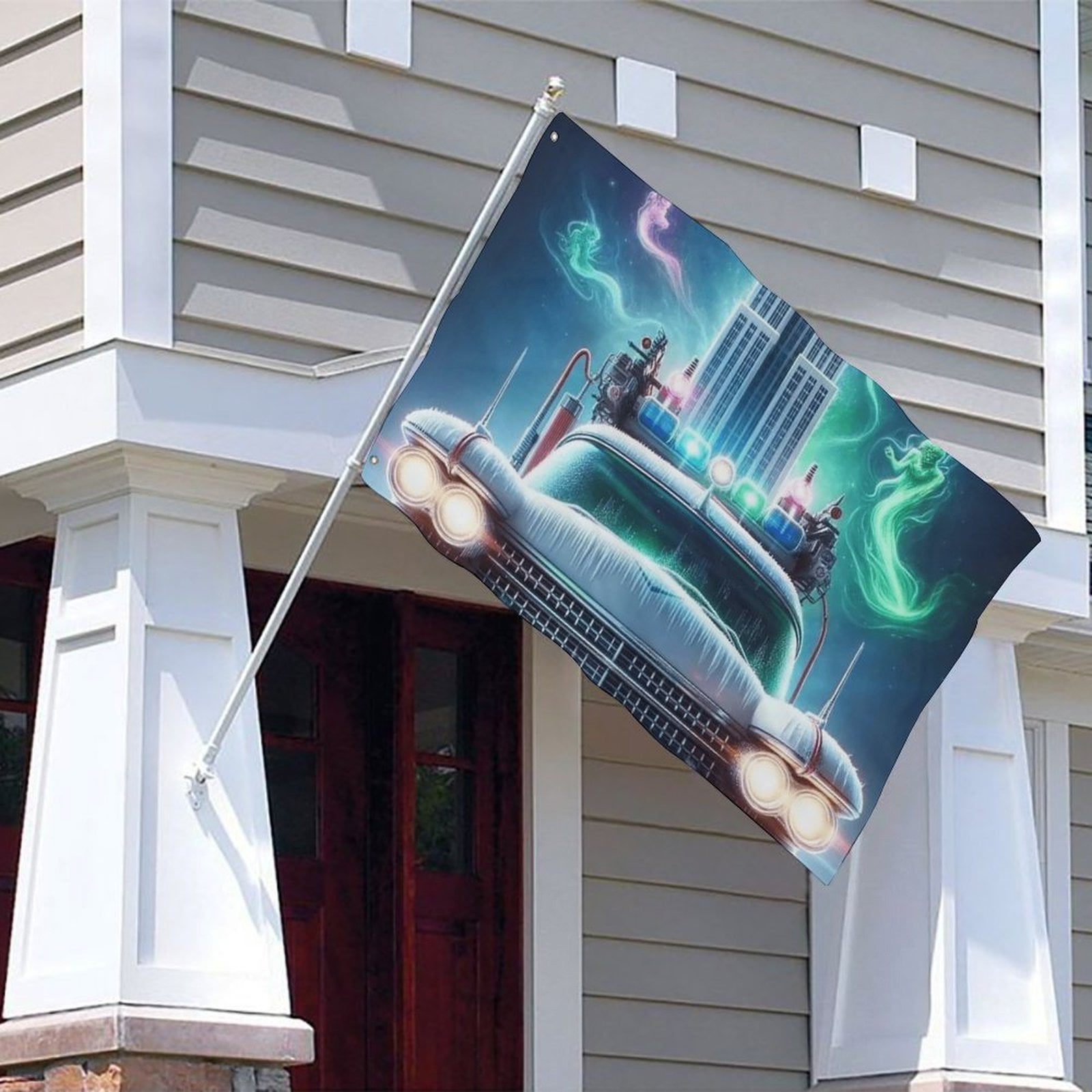 Ghostbusters Garden Banner - Double-Sided House Outdoor Flag for Yard ...
