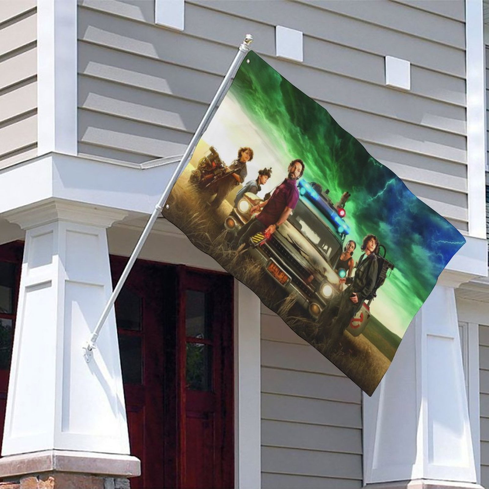 Ghostbusters Garden Banner - Double-Sided House Outdoor Flag for Yard ...