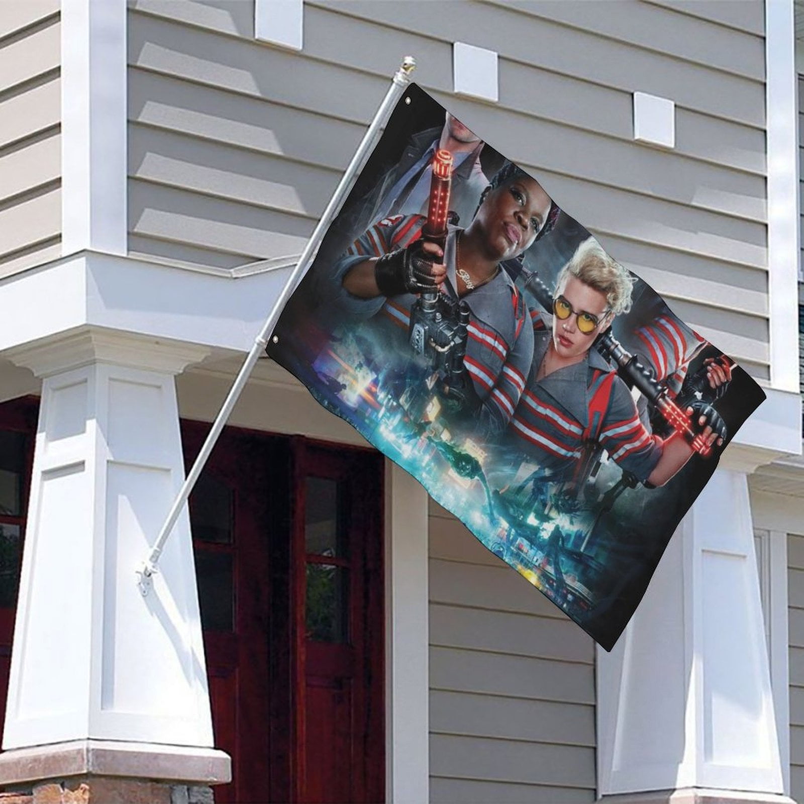 Ghostbusters Garden Banner - Double-Sided House Outdoor Flag for Yard ...