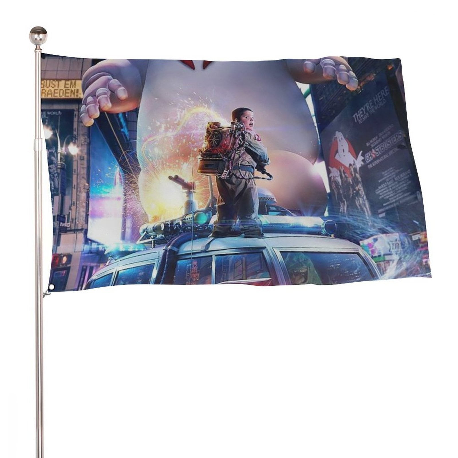 Ghostbusters Garden Banner - Double-Sided House Outdoor Flag for Yard ...