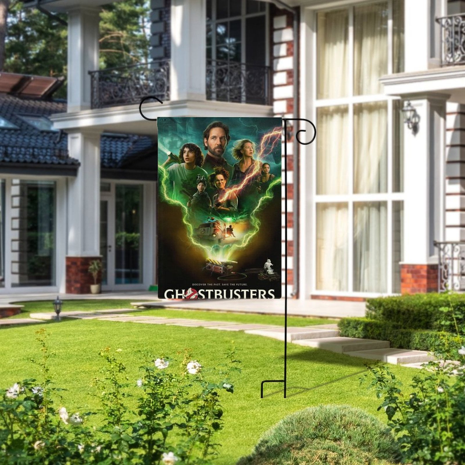 Ghostbusters Garden Banner - Double-Sided House Outdoor Flag for Yard ...