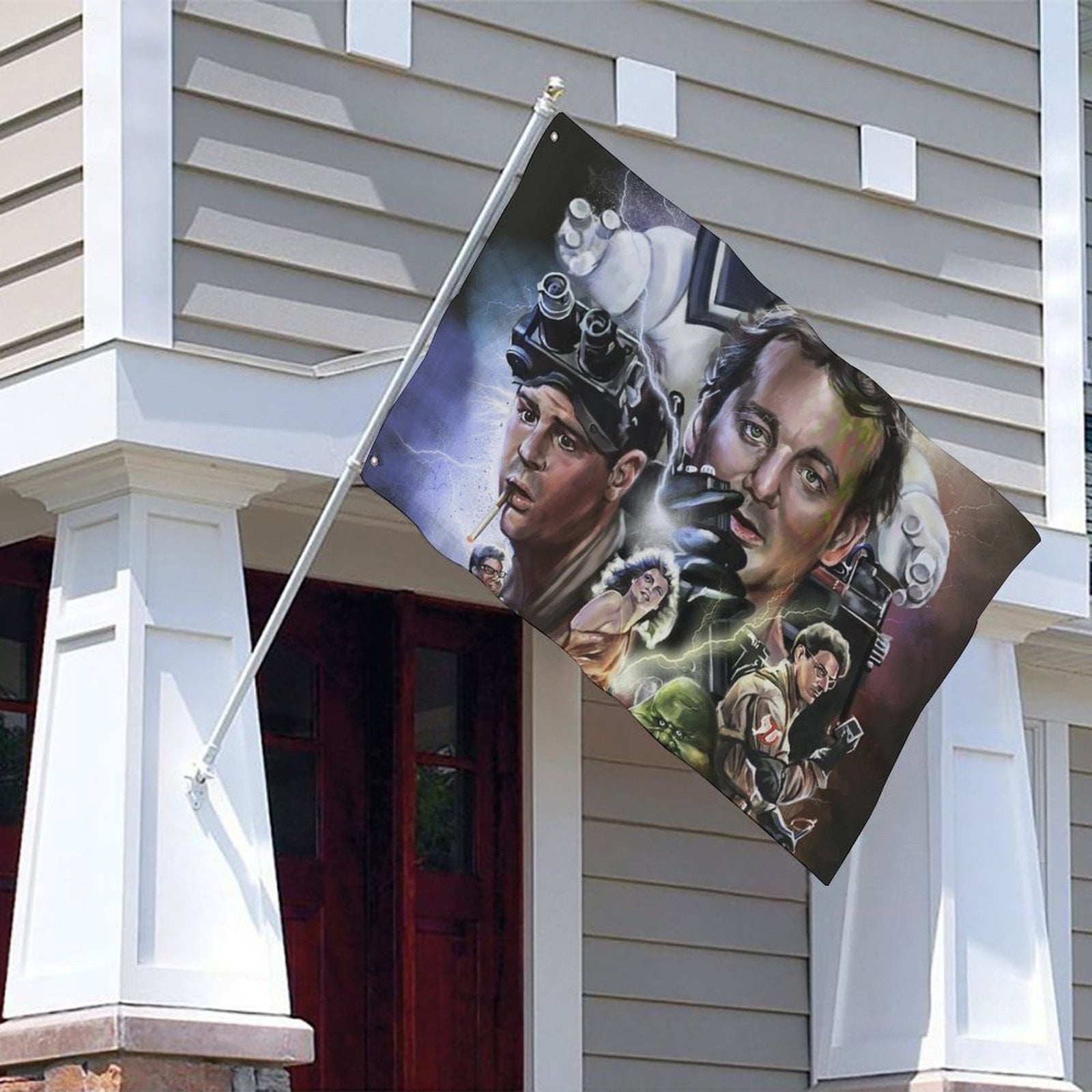 Ghostbusters Garden Banner - Double-Sided House Outdoor Flag for Yard ...