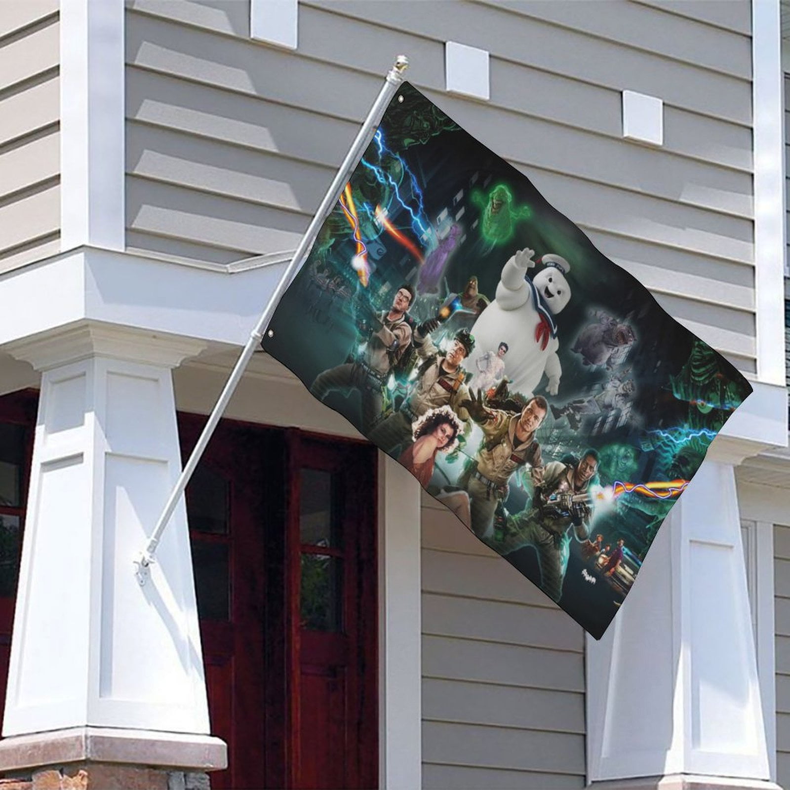 Ghostbusters Garden Banner - Double-Sided House Outdoor Flag for Yard ...