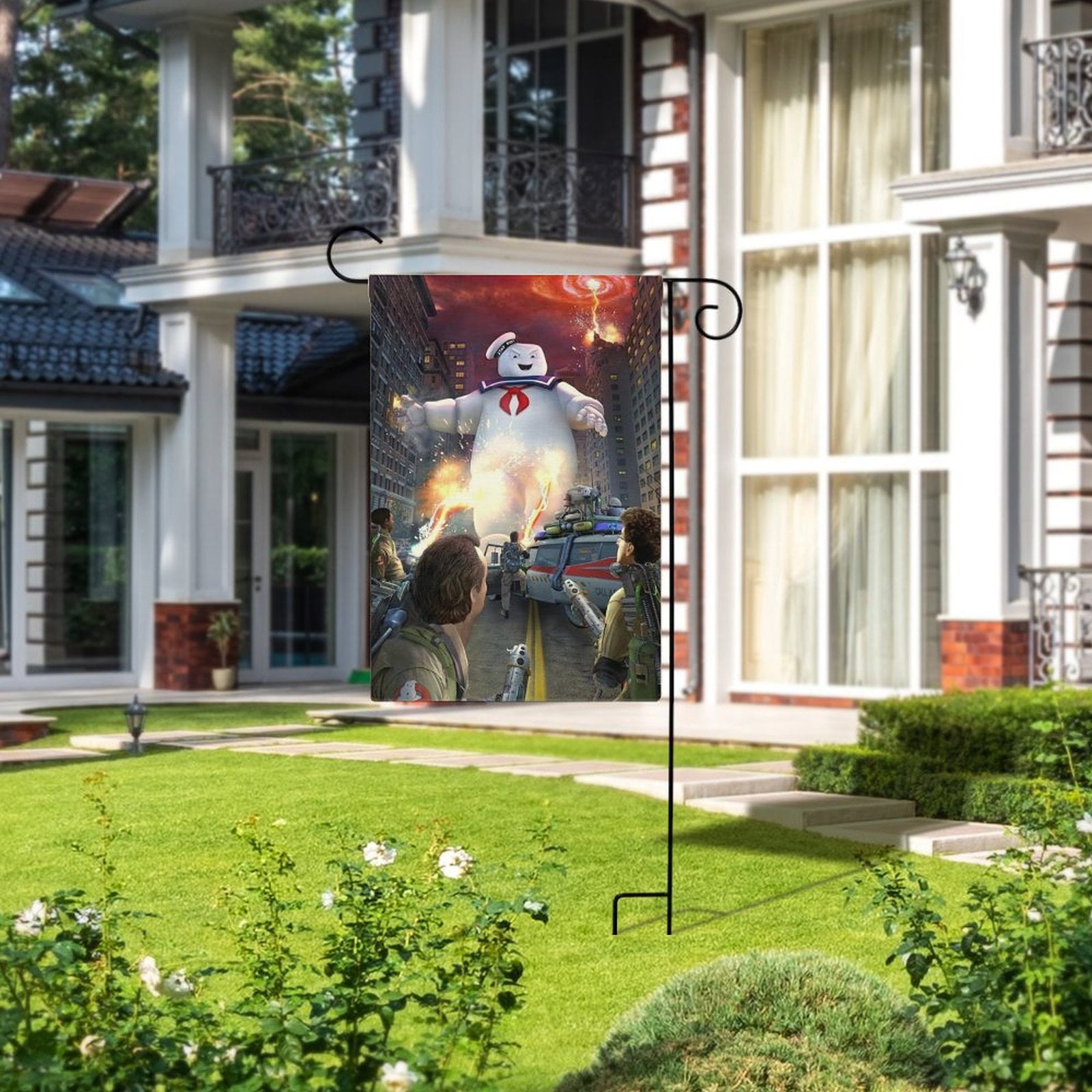 Ghostbusters Garden Banner - Double-Sided House Outdoor Flag for Yard ...