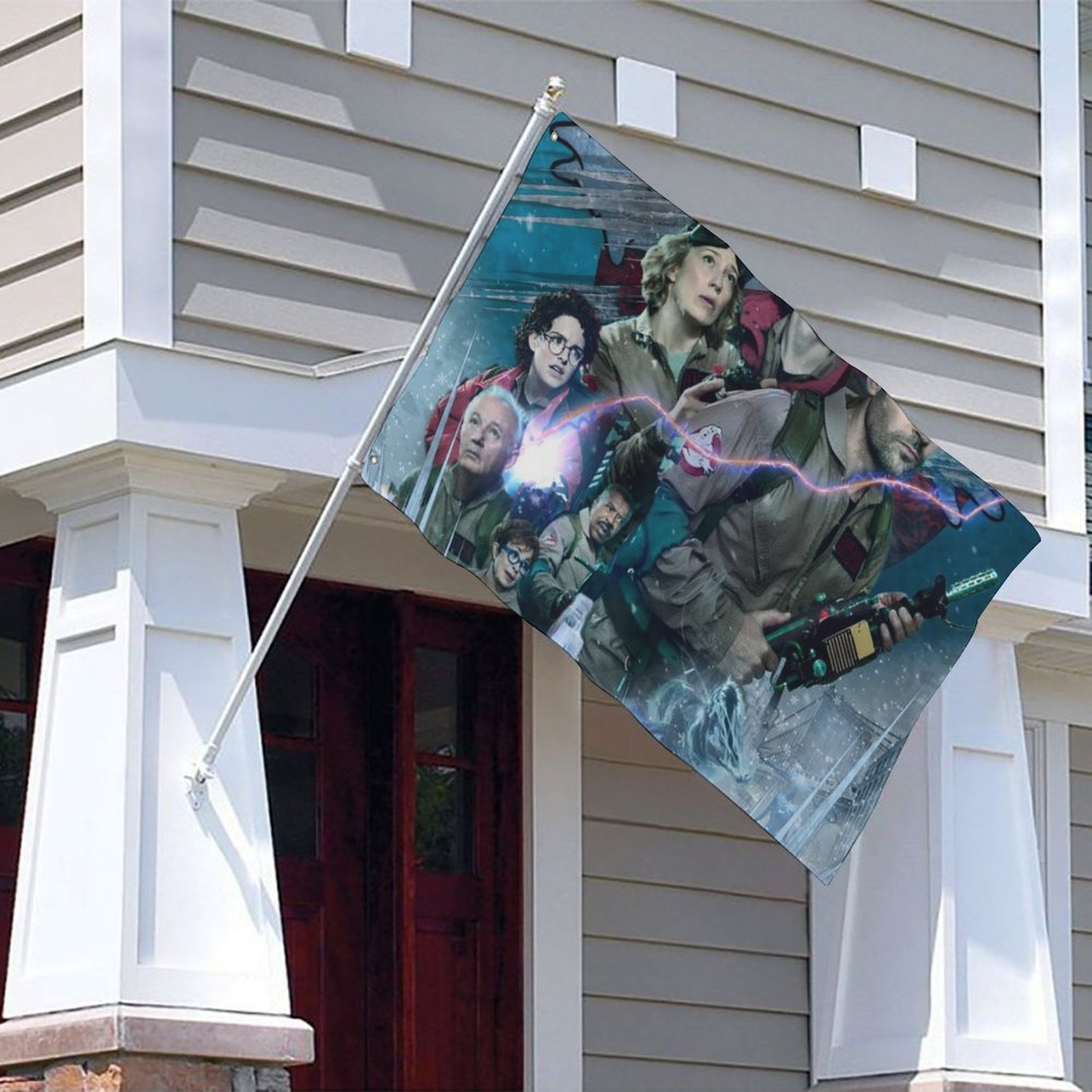 Ghostbusters Garden Banner - Double-Sided House Outdoor Flag for Yard ...