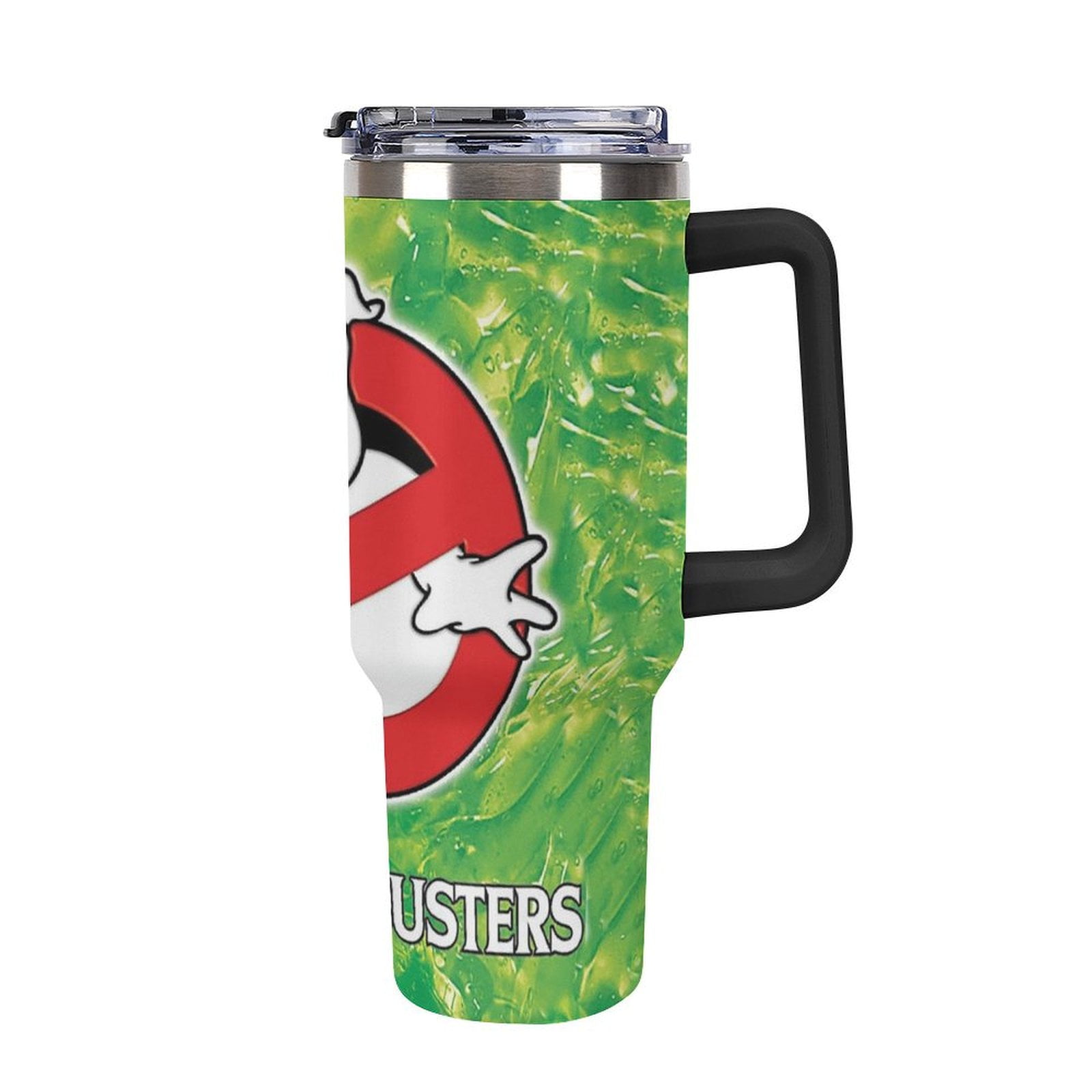 Ghostbusters Ghost Car Cup Tumbler with Handle & Straw 40 Oz Cupholder ...