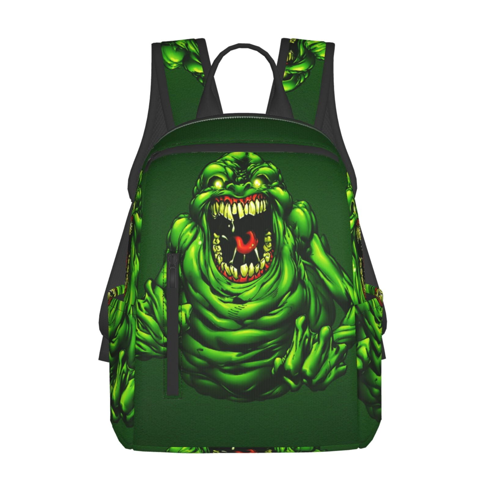 Ghostbusters Green Backpack Student School Bag Bookbag Satchel ...