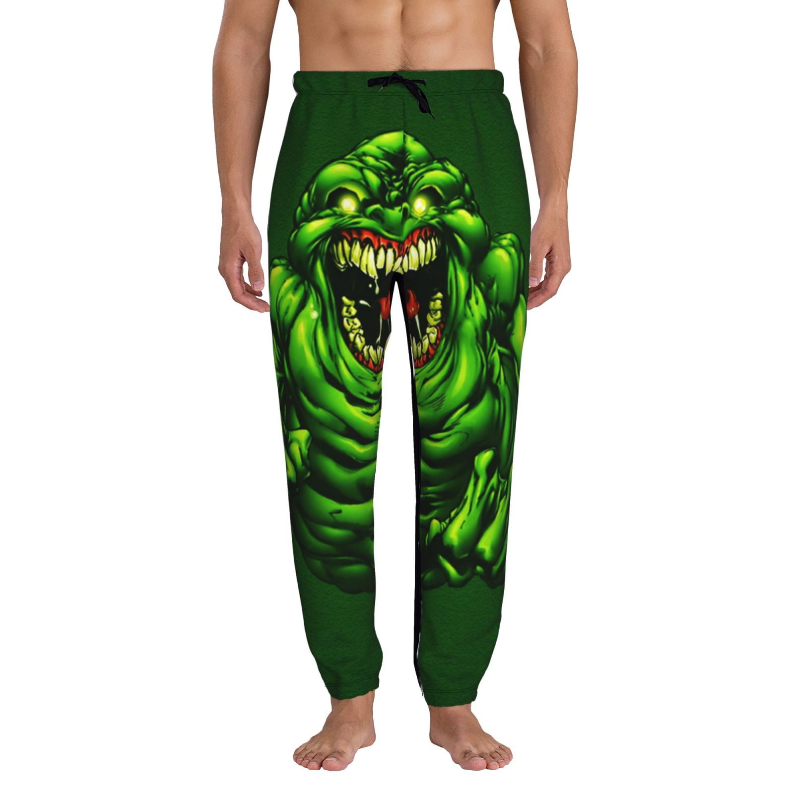 Ghostbusters Green Mens Sweatpants Joggers Track Pants Casual Active ...