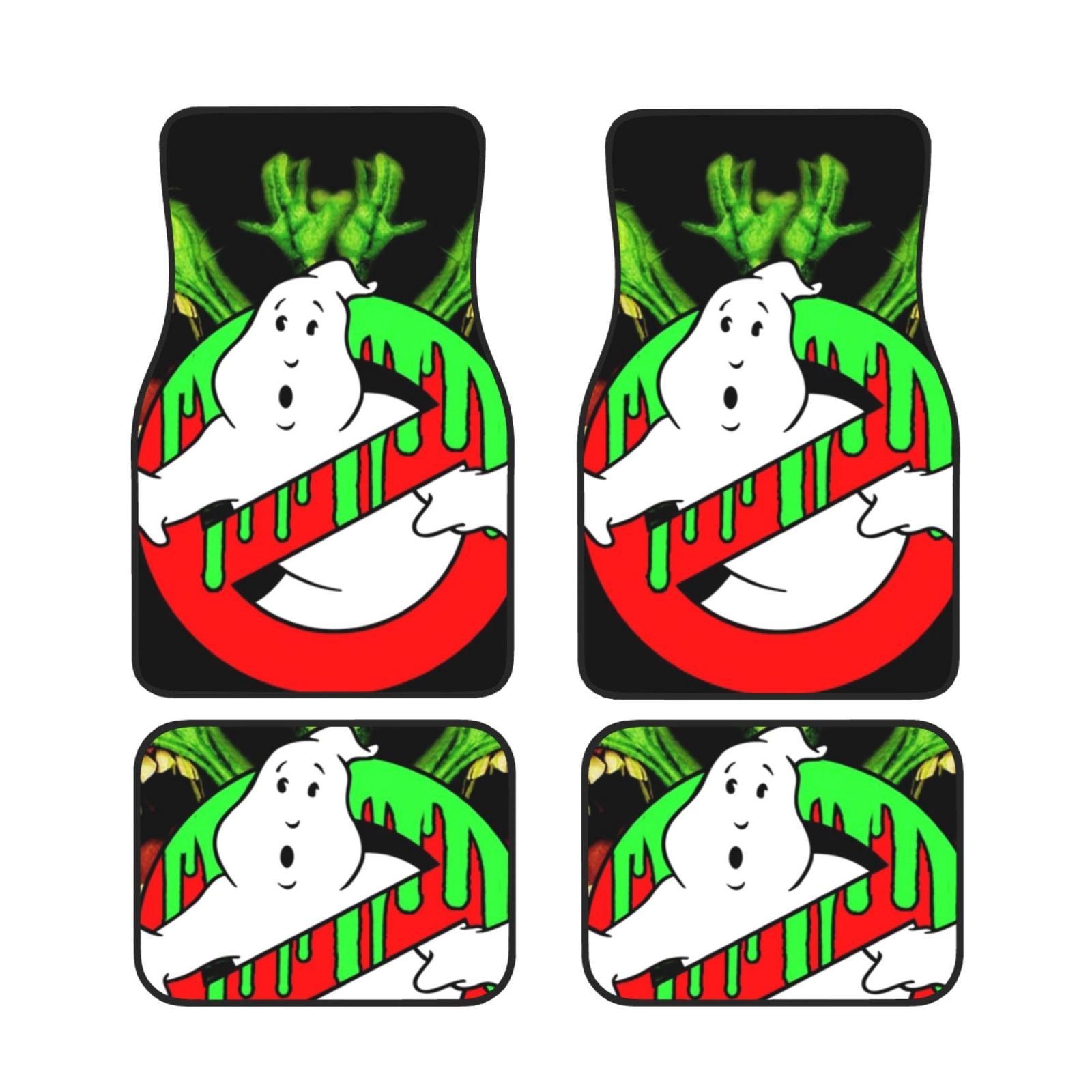 Ghostbusters Green Slimer Car Floor Mats 4-Piece Full Set Front Rear ...