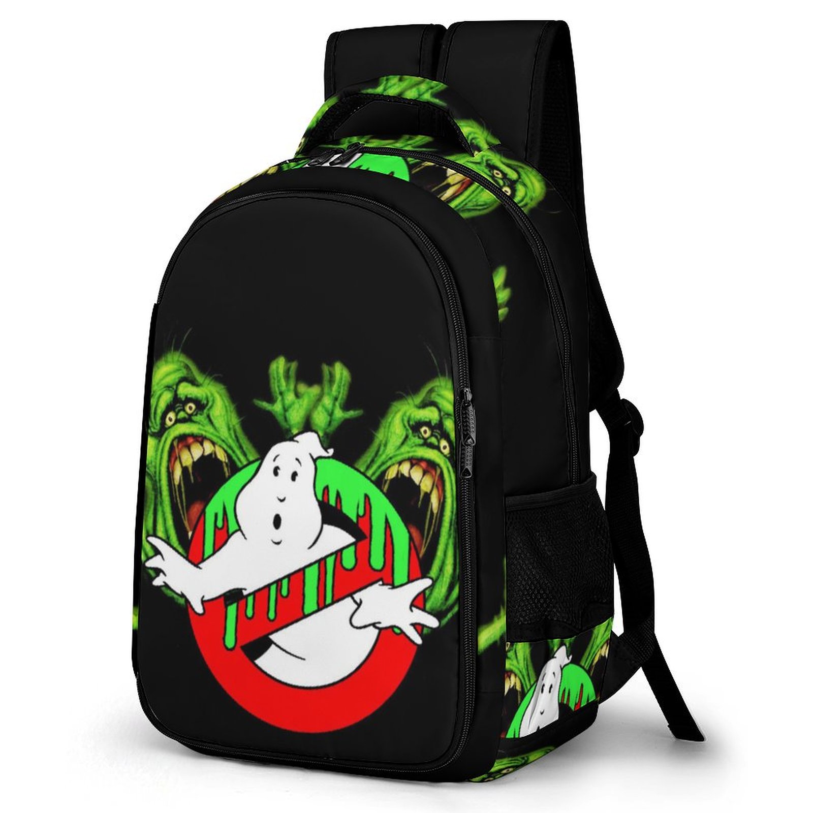 Ghostbusters Green Slimer School Bag Laptop Backpack Bookbag Satchel ...
