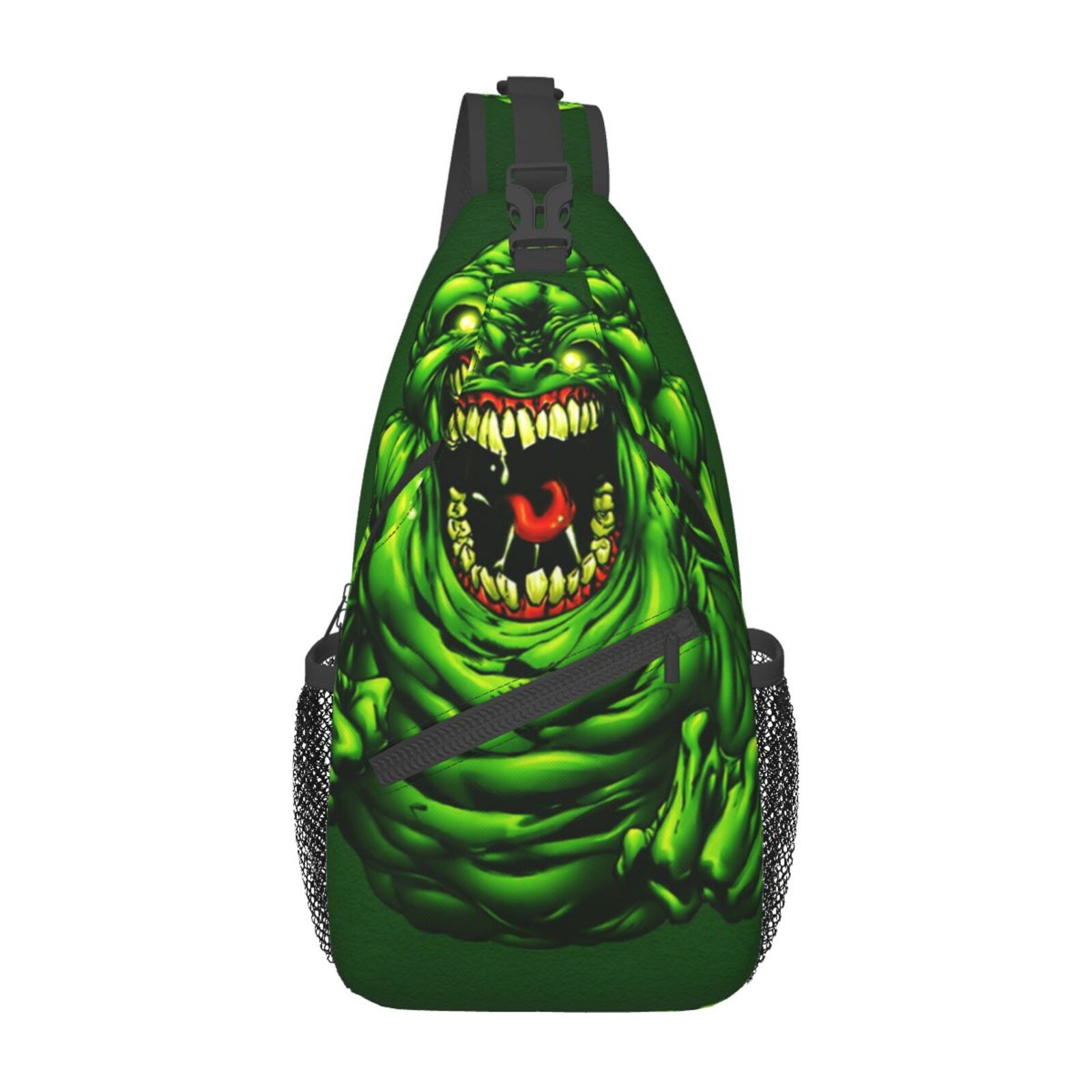 Ghostbusters Green Sling Bag Crossbody Backpack Chest Bags Diagonally ...