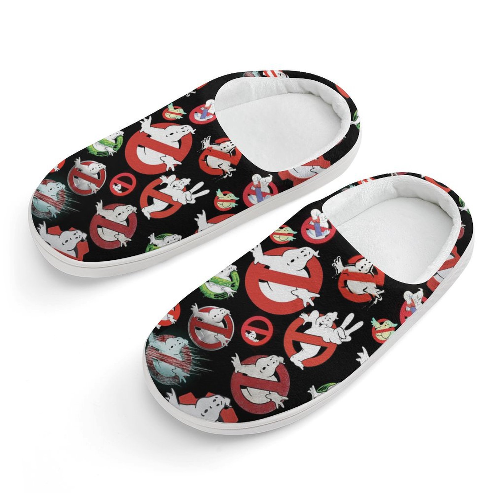Ghostbusters Kids Cotton Slippers Slip-on Indoor Memory Foam House ...