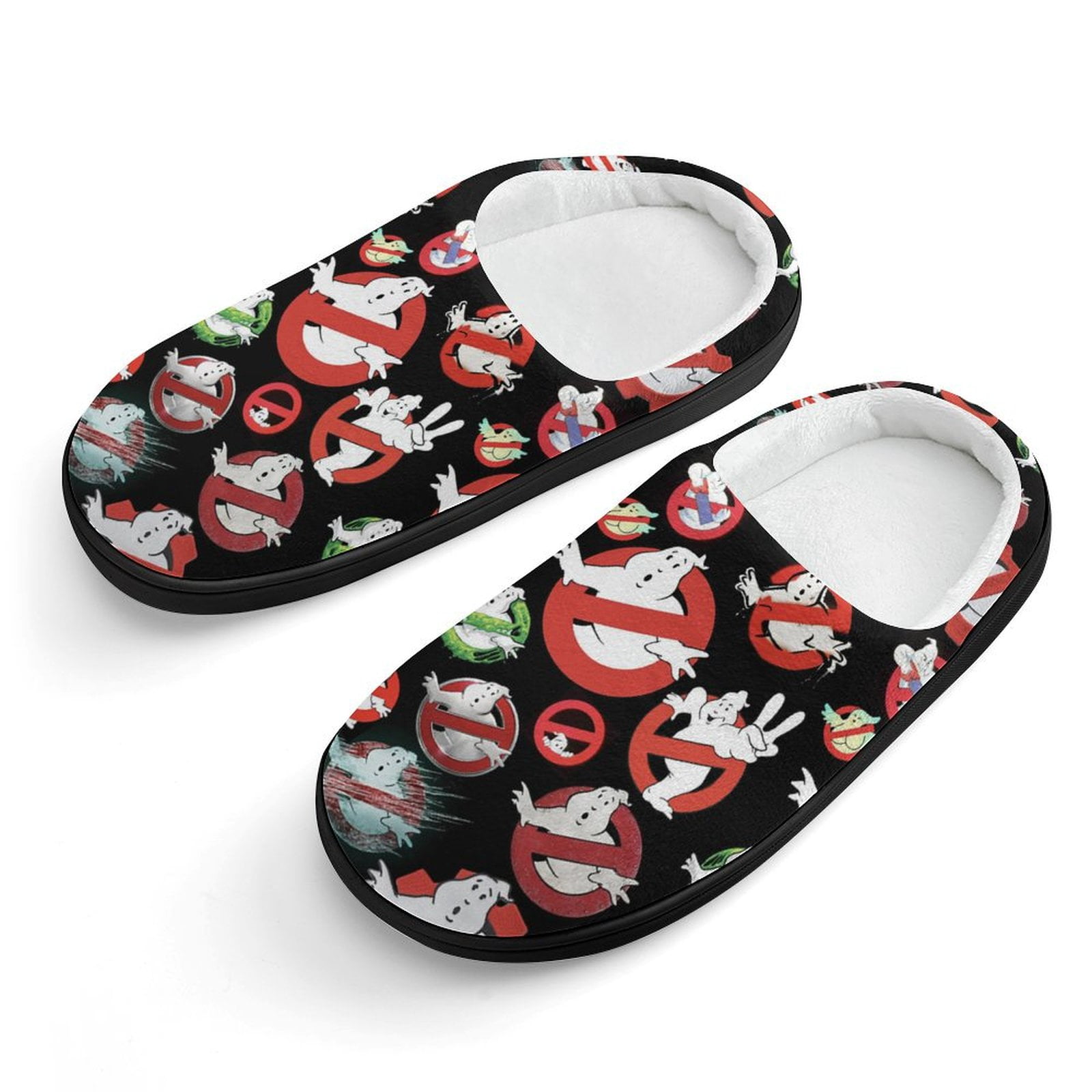 Ghostbusters Kids Cotton Slippers Slip-on Indoor Memory Foam House ...