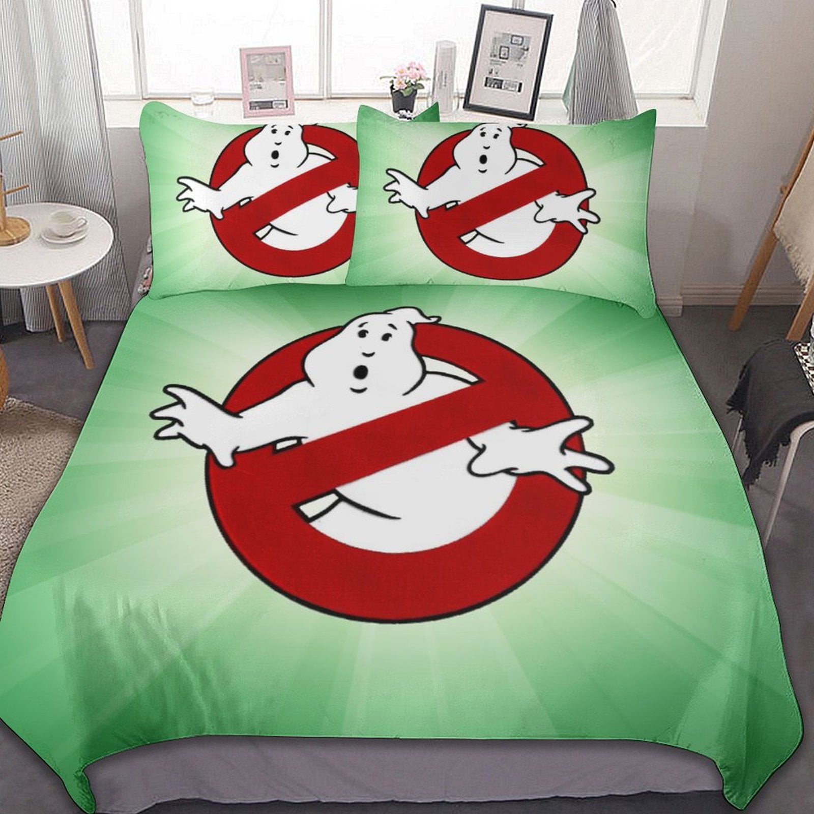 Ghostbusters Logo 3 Pieces Bedding Sets Comfortable Soft Comforter Sets ...