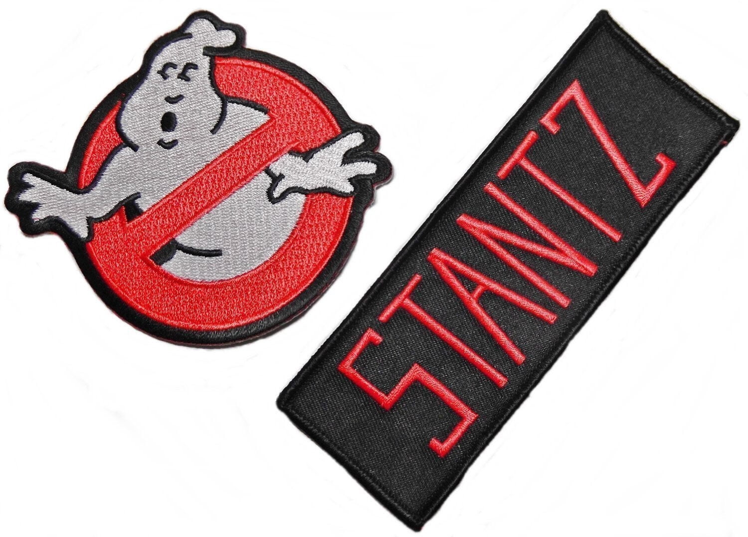 Ghostbusters Logo & Stantz Name Set of 2 Embroidered Patches - Walmart.com