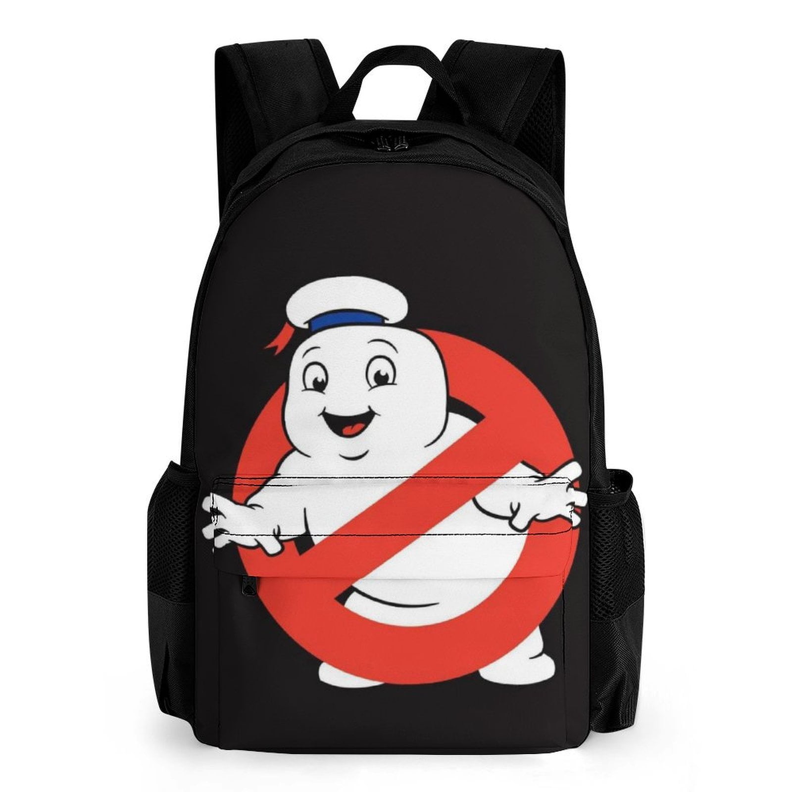 Ghostbusters Logo Stay Puft Backpack Student Satchel Schoolbag Bookbag ...