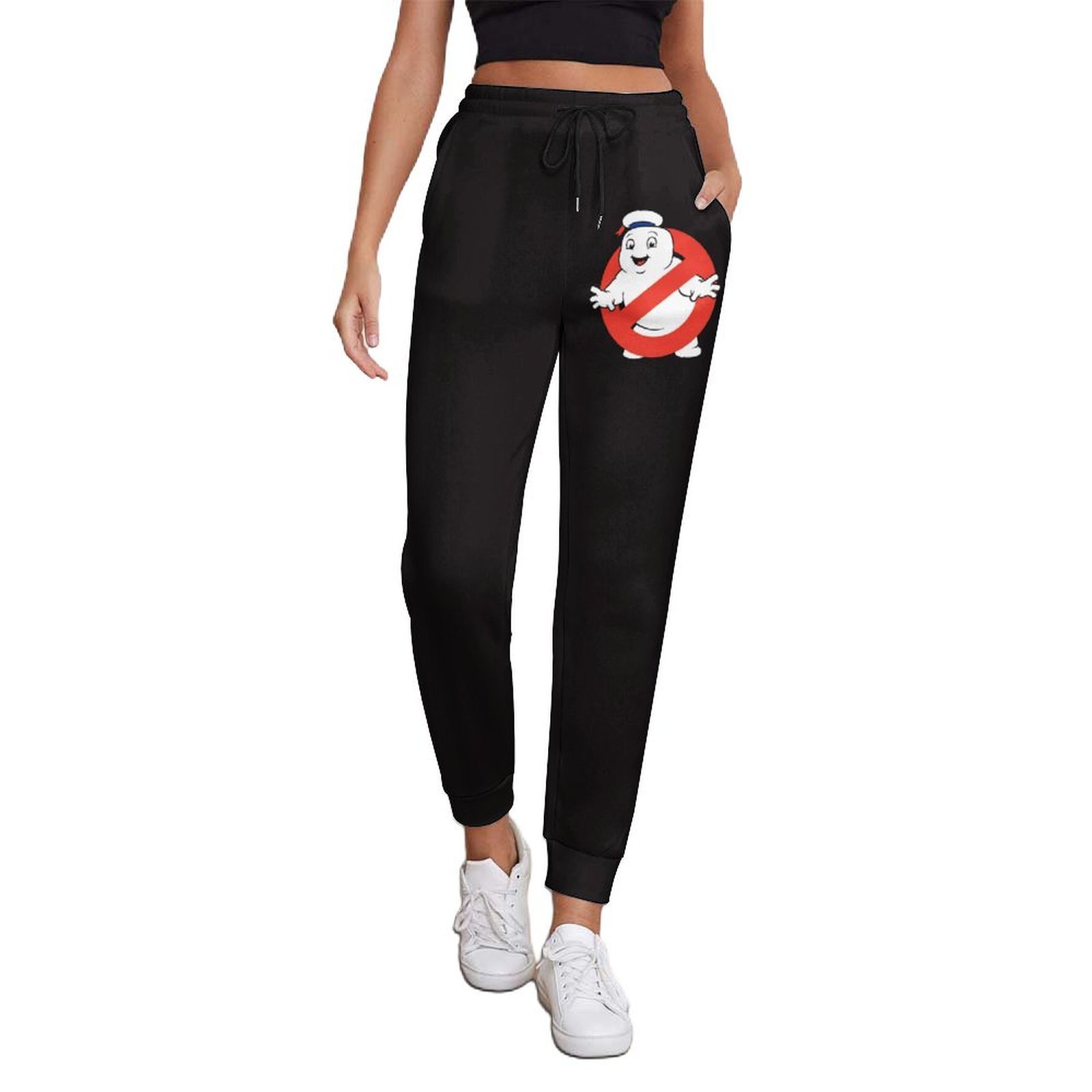Ghostbusters Logo Stay Puft Womens Sweatpants Joggers Pants Trousers ...