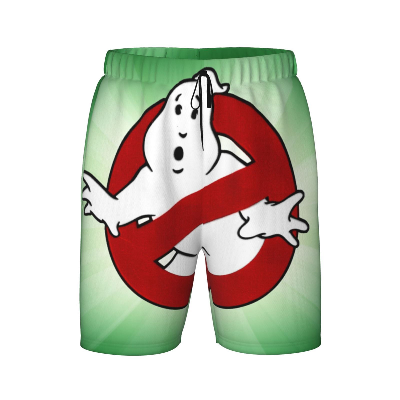 Ghostbusters Logo Teen Swim Trunks Summer Beach Board Shorts Double ...