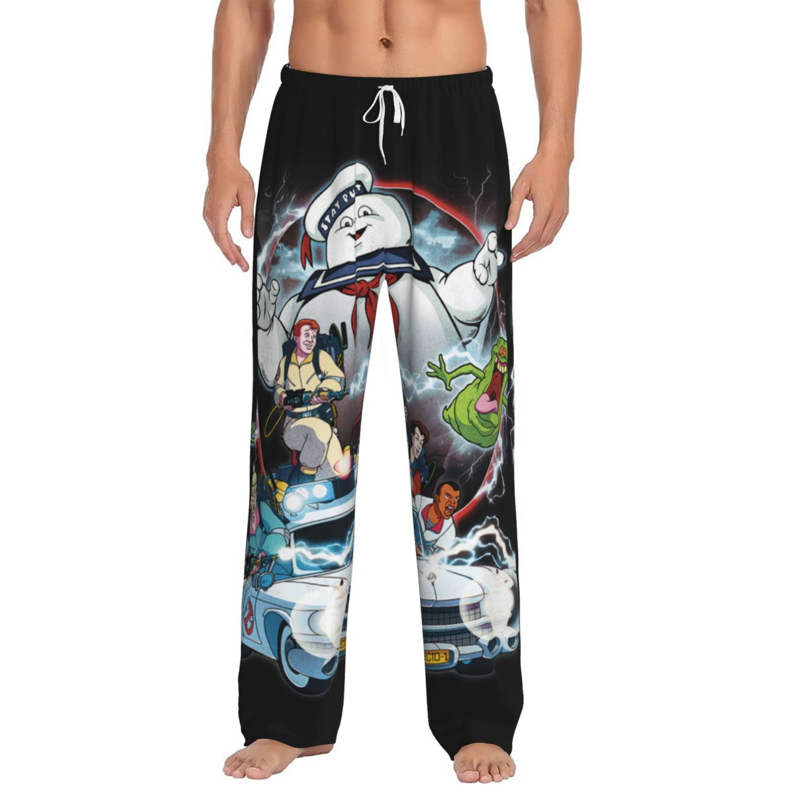 Ghostbusters Marshmallow Men's Pajama Pants With Pockets Lounge Fashion ...