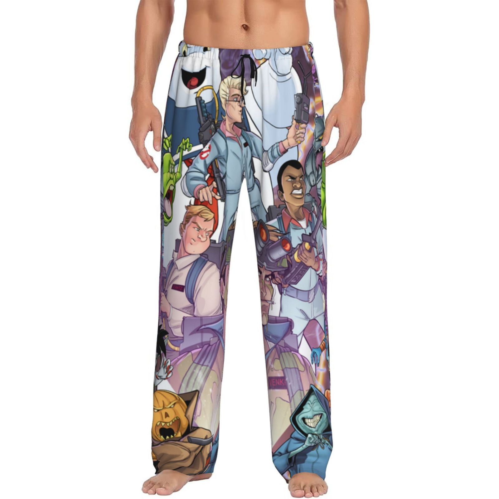 Ghostbusters-Marshmallow Men's Pajama Pants With Pockets Lounge Fashion ...