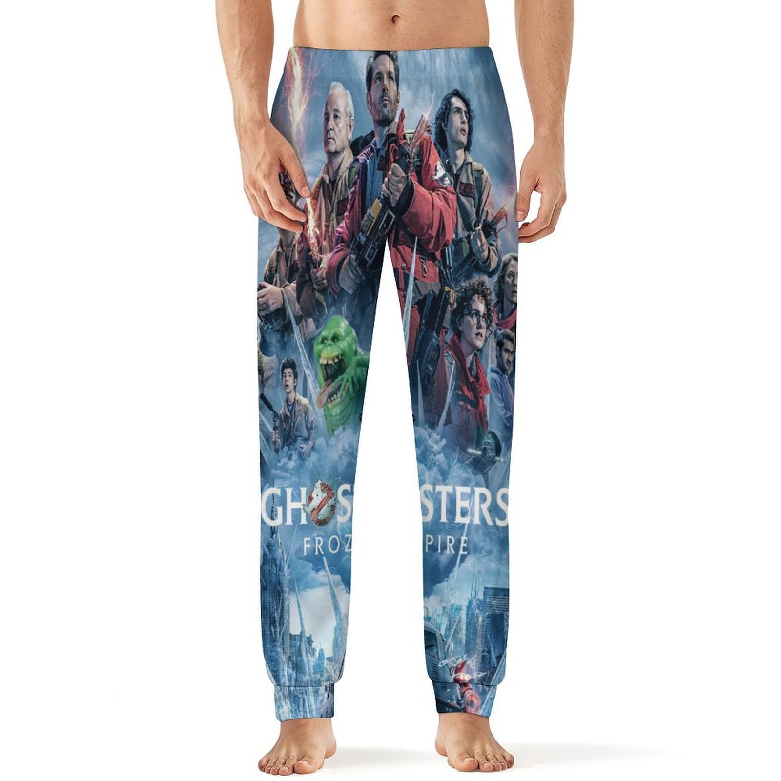 Ghostbusters Men Pajama Pants Bottoms Lounge Pants Elastic Waist Loose ...